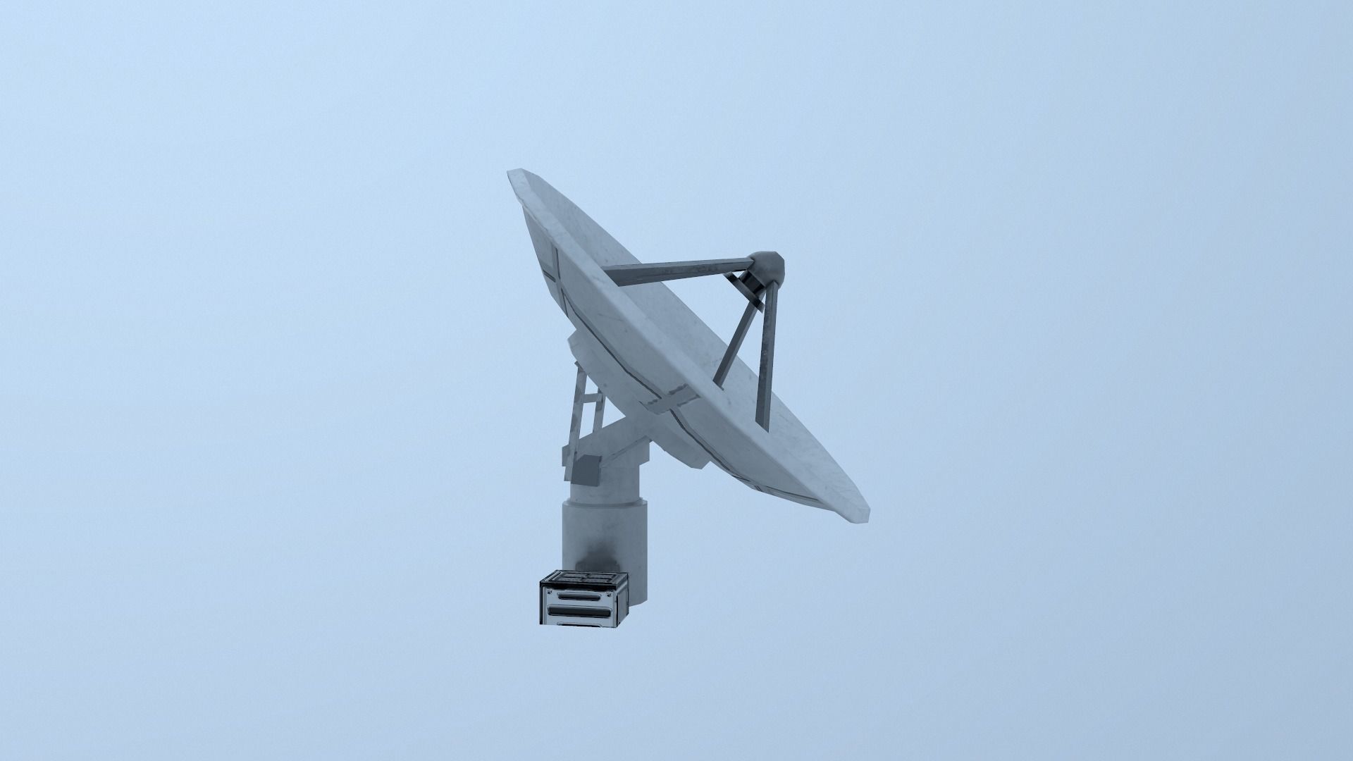 Low Poly Radio Dish free VR / AR / low-poly 3D model | CGTrader