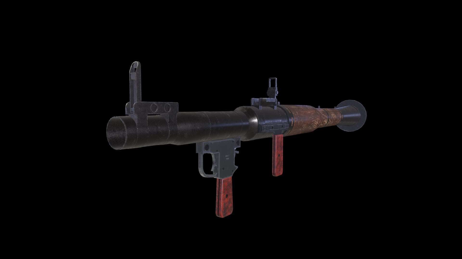 RPG-7 Set machine gun free VR / AR / low-poly 3D model | CGTrader