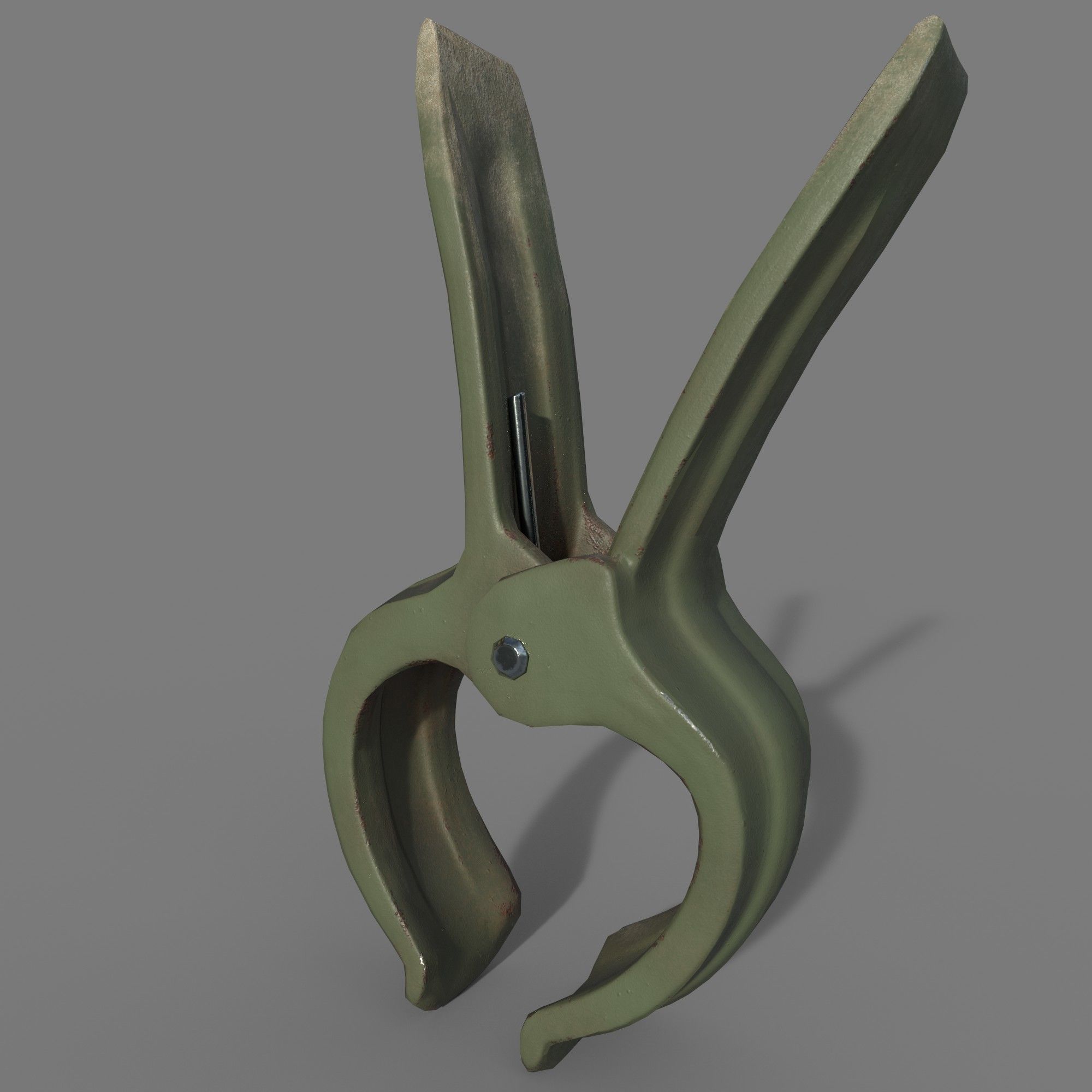 3D model heavy spring clamp VR / AR / low-poly | CGTrader