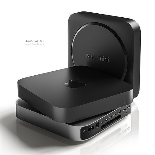 Apple Mac mini 3D model | CGTrader