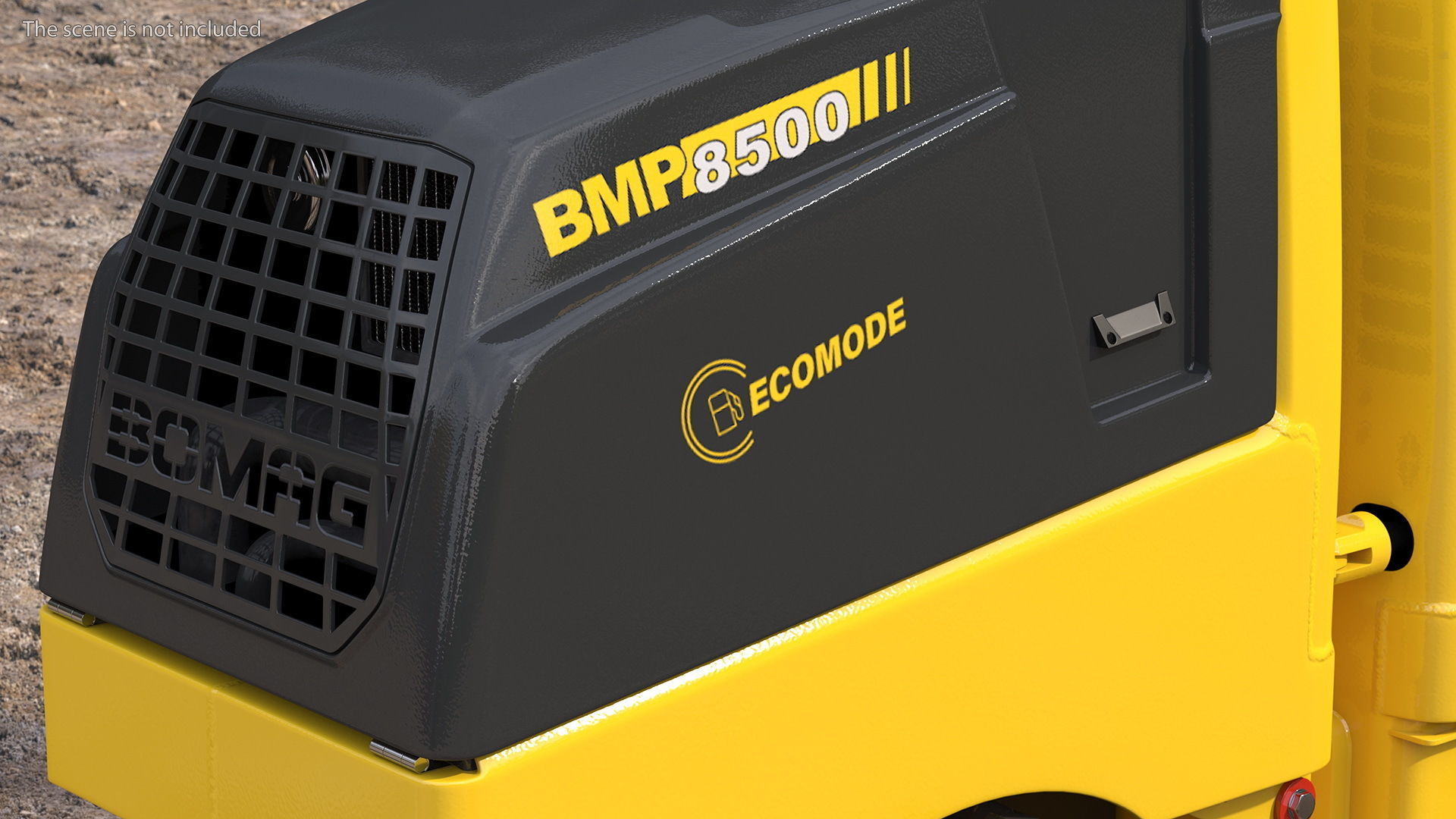 Bomag BMP 8500 Trench Roller 3D model | CGTrader