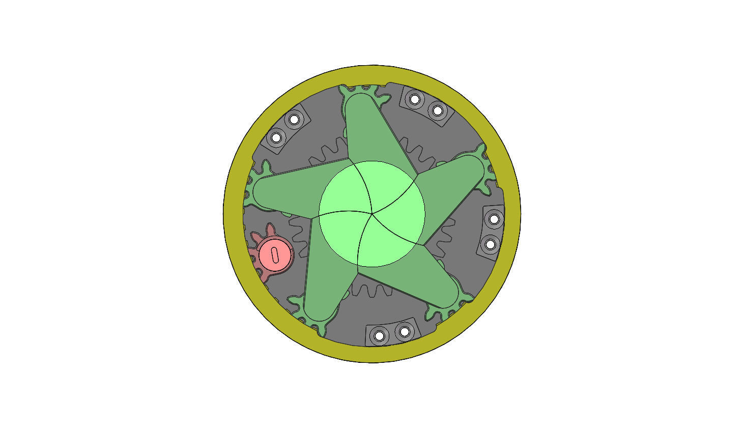 3DP5BLROD20A 3D printable Mechanical Iris shutter diy 3D model 3D ...