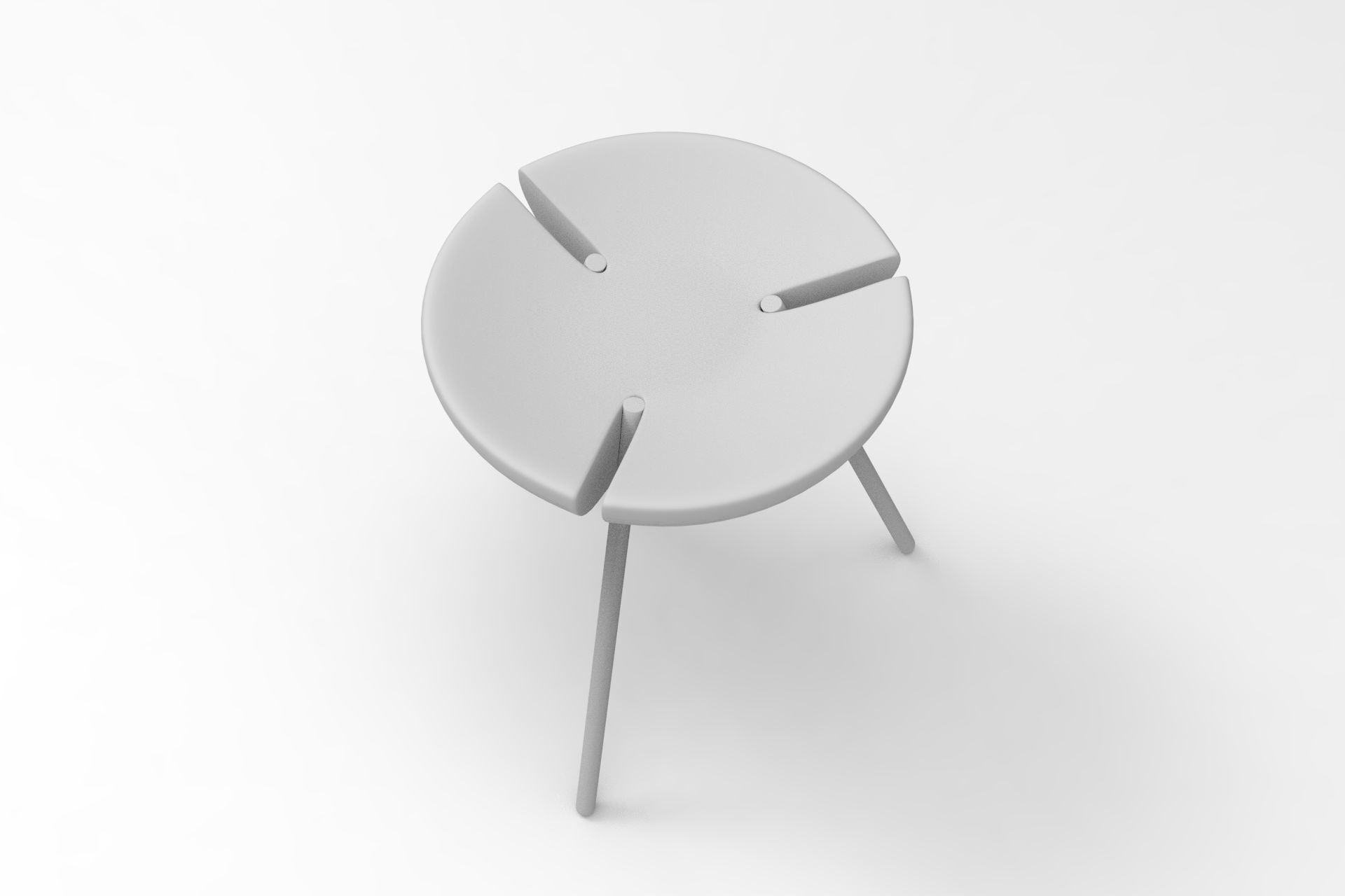 3D model Tribo Stool VR / AR / low-poly | CGTrader