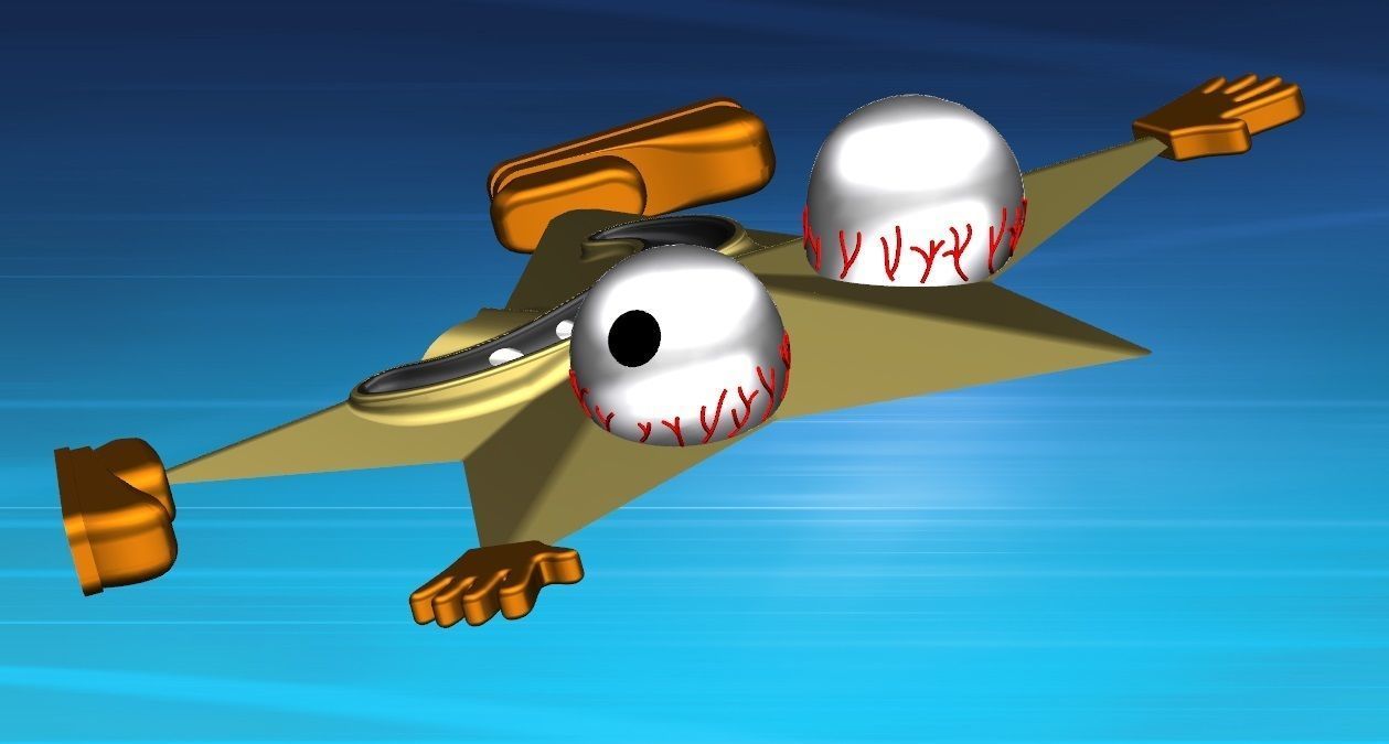 Screaming star 3D model 3D printable | CGTrader