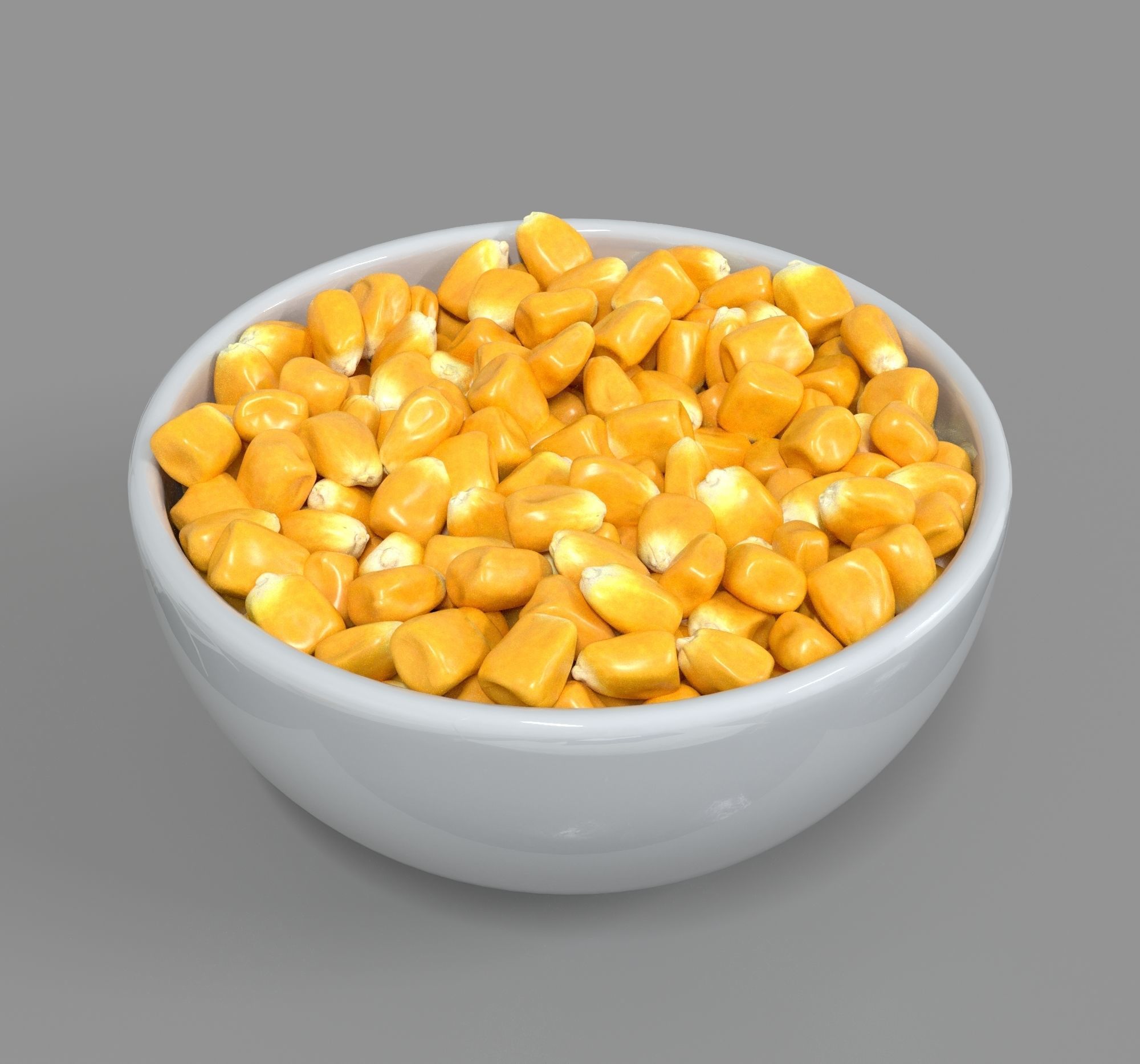 Corn kernel 3D model | CGTrader