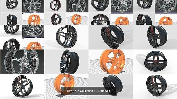 Rim 17 in Collection 1 VR / AR / low-poly | CGTrader