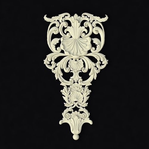 dekor ornate design 3D model | CGTrader