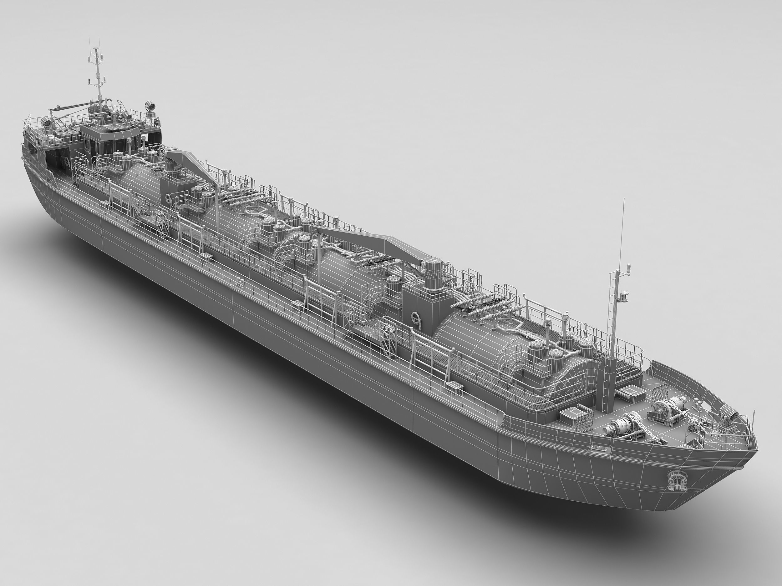 Bunkering vessel 3D model | CGTrader