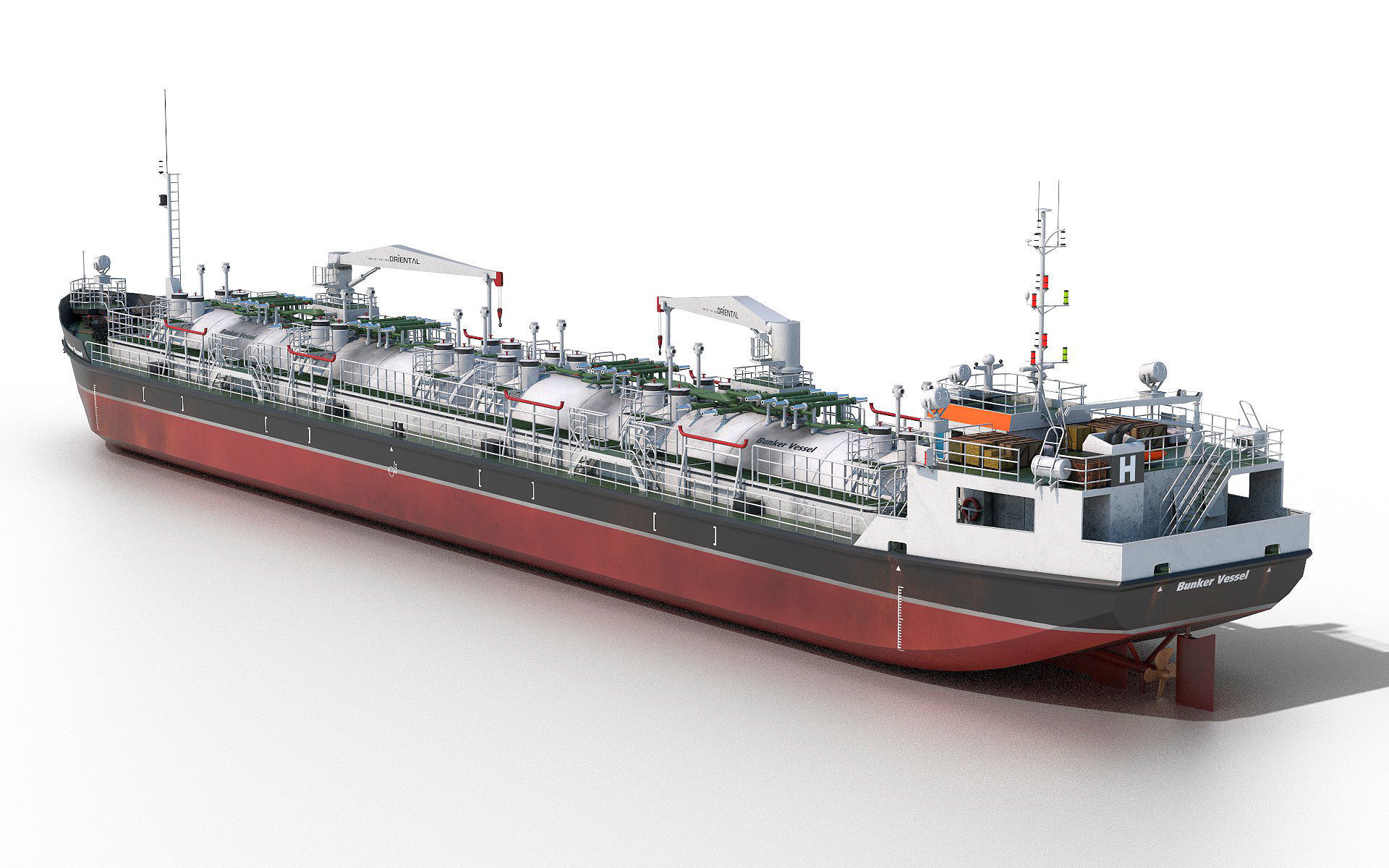 Bunkering vessel 3D model | CGTrader