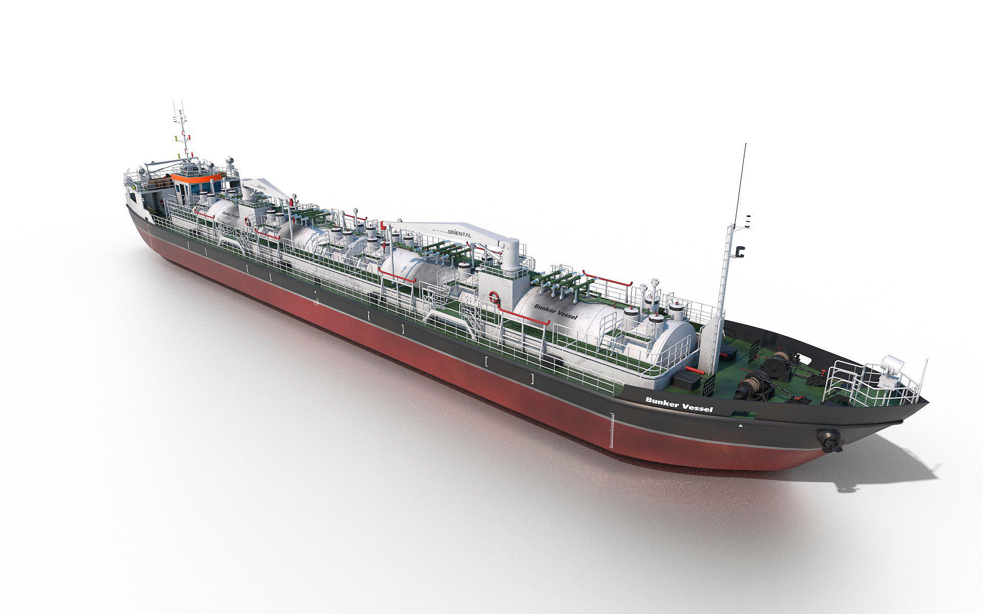 Bunkering vessel 3D model | CGTrader
