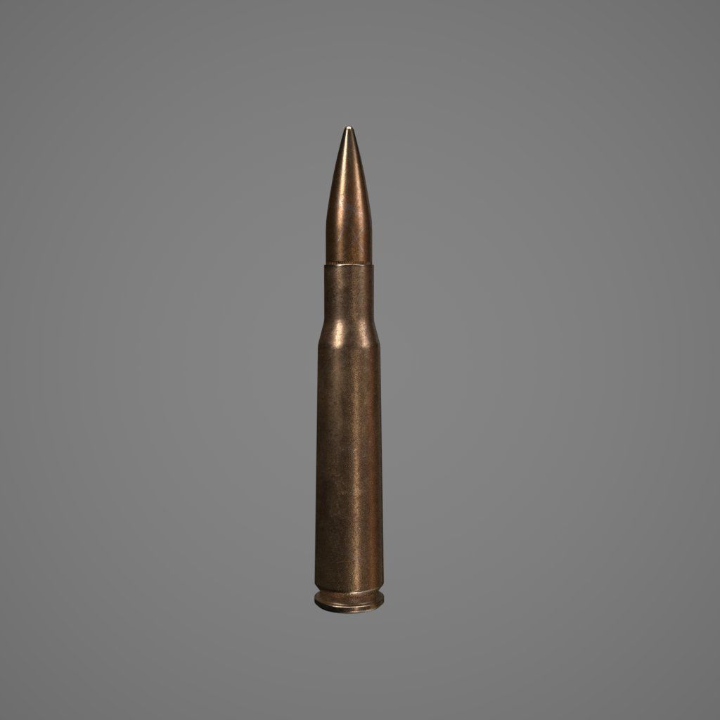 M2 50 Cal Ammunition 3D model | CGTrader