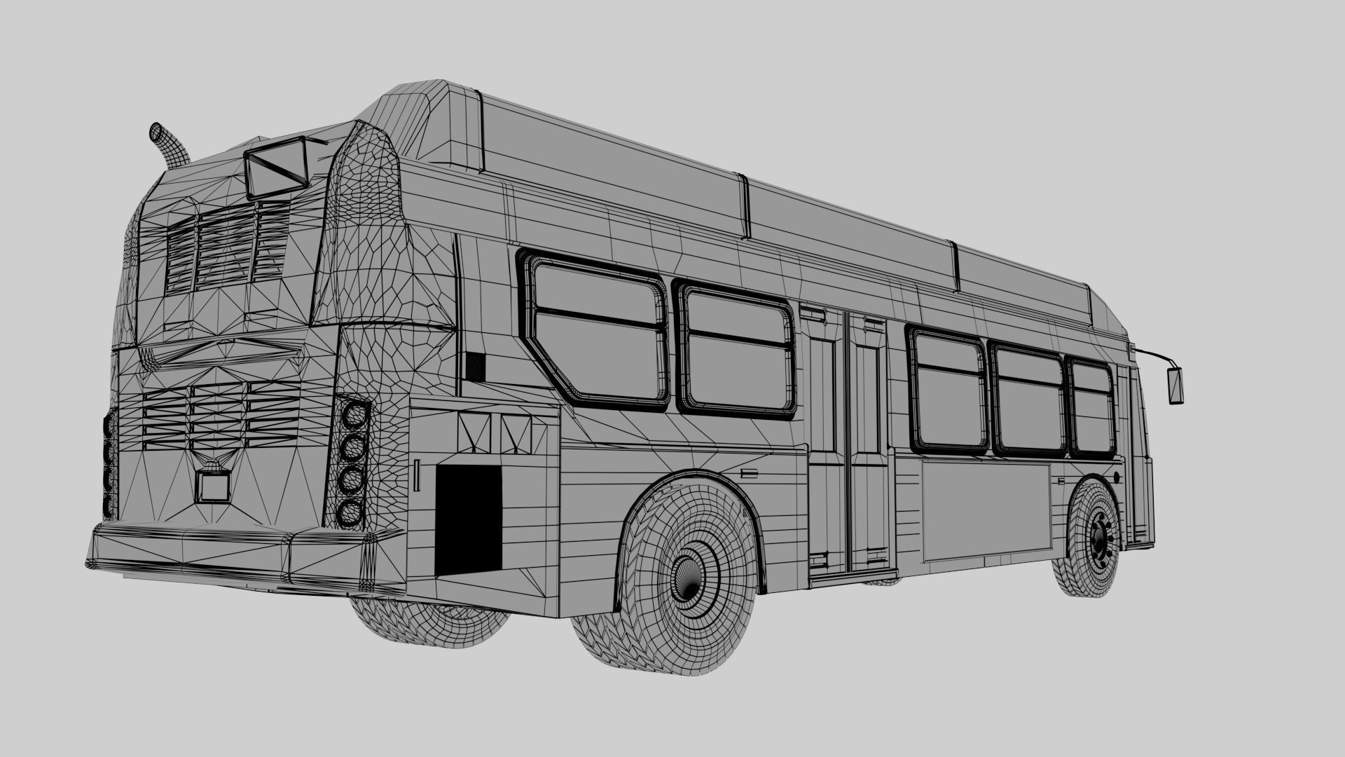 New Flyer XN40 3D model | CGTrader