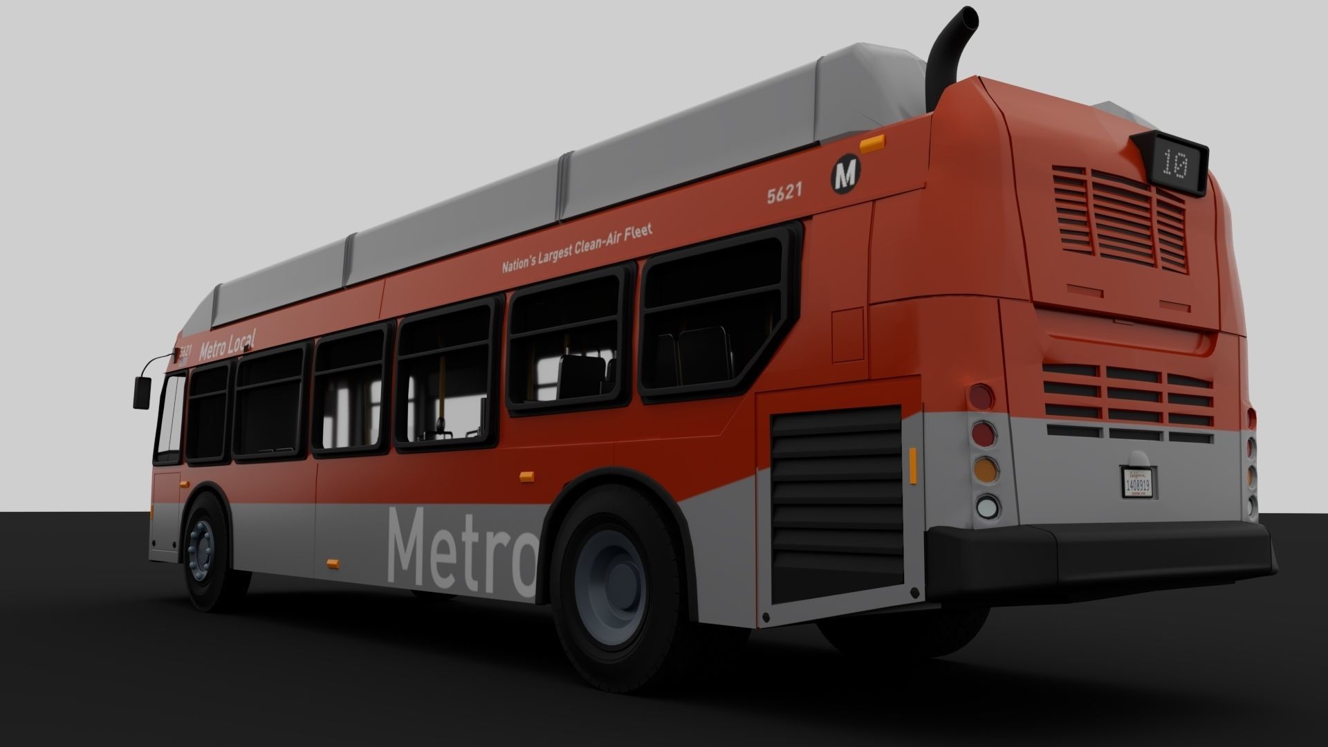 New Flyer XN40 3D model | CGTrader