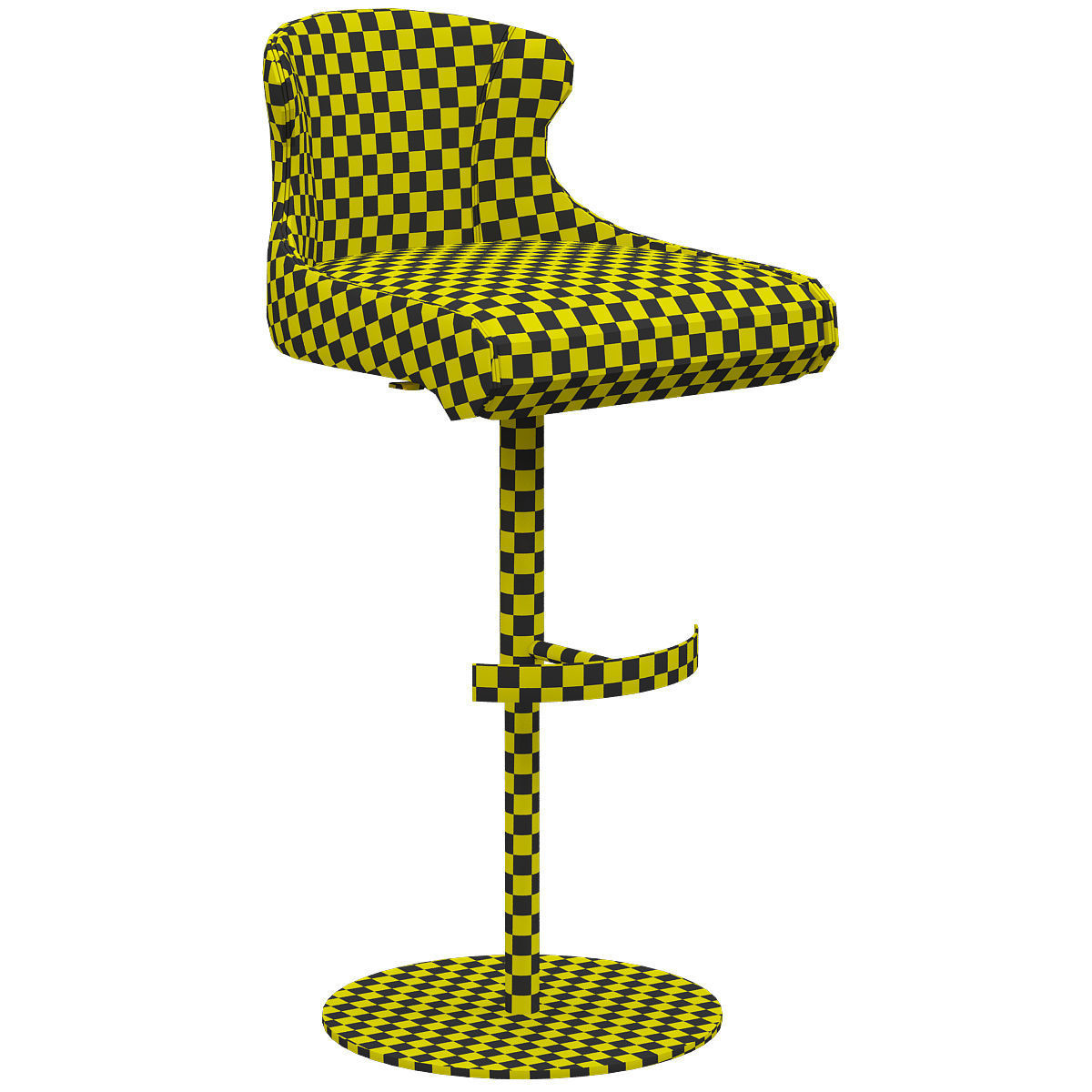 3D model roche bobois Tabouret CARIOCA STEEPLE 3d model VR / AR / low ...