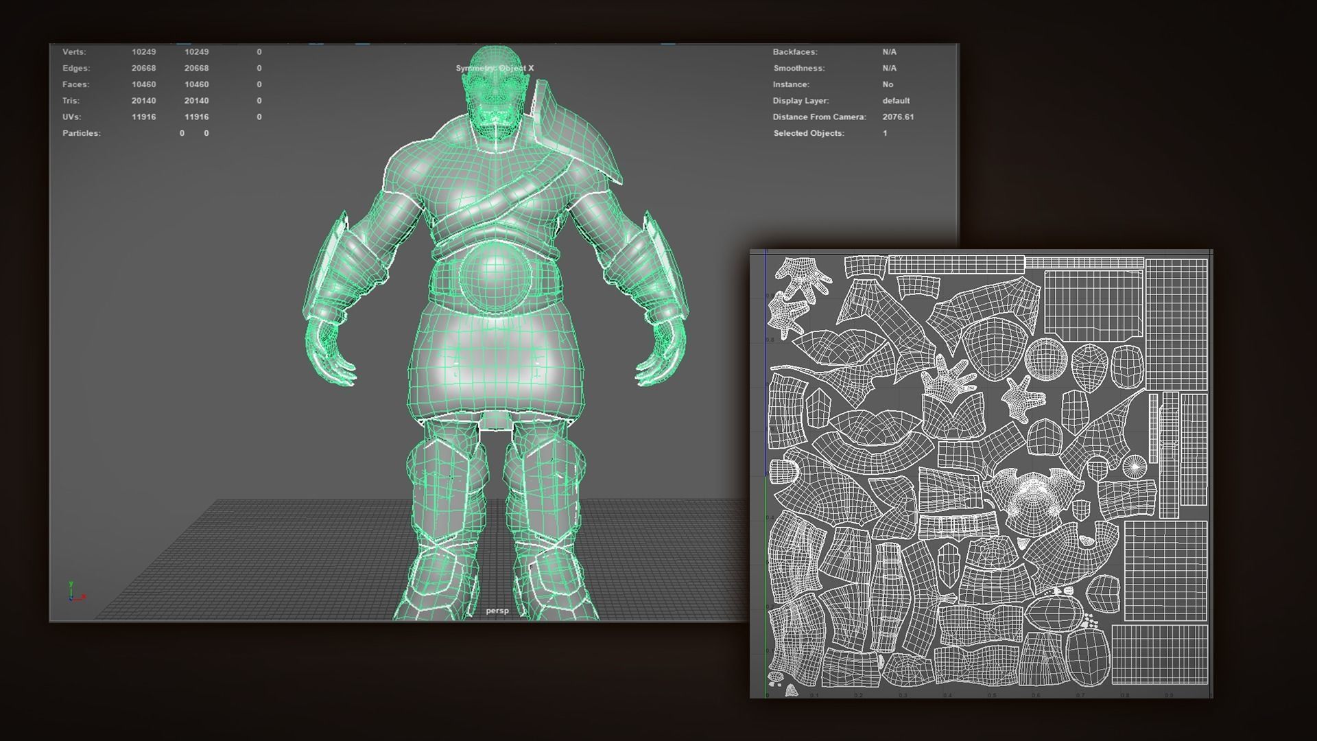 Orc with axe Low-poly 3D model free VR / AR / low-poly 3D model ...