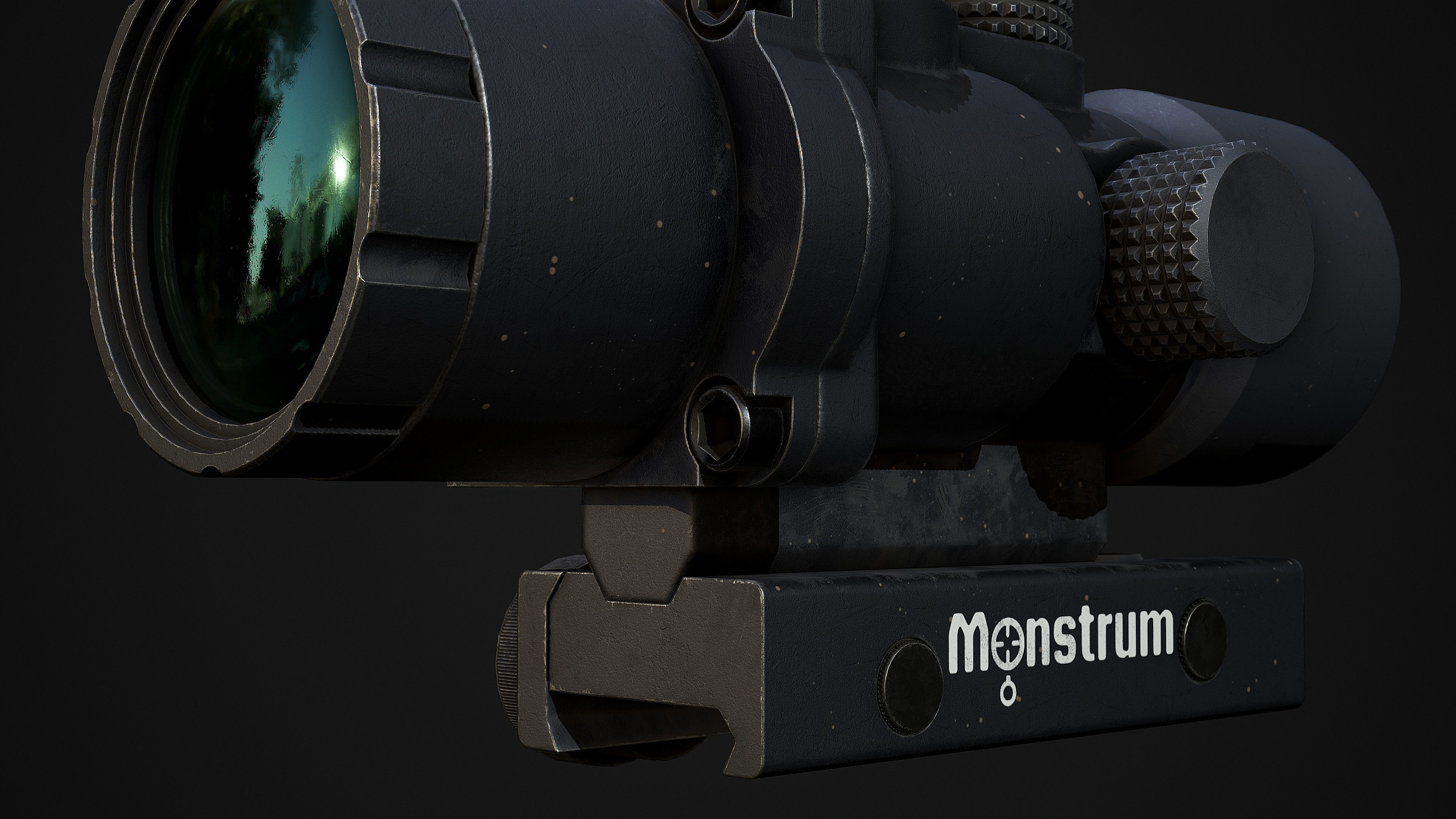 3D model MONSTRUM 2X SCOPE VR / AR / low-poly | CGTrader