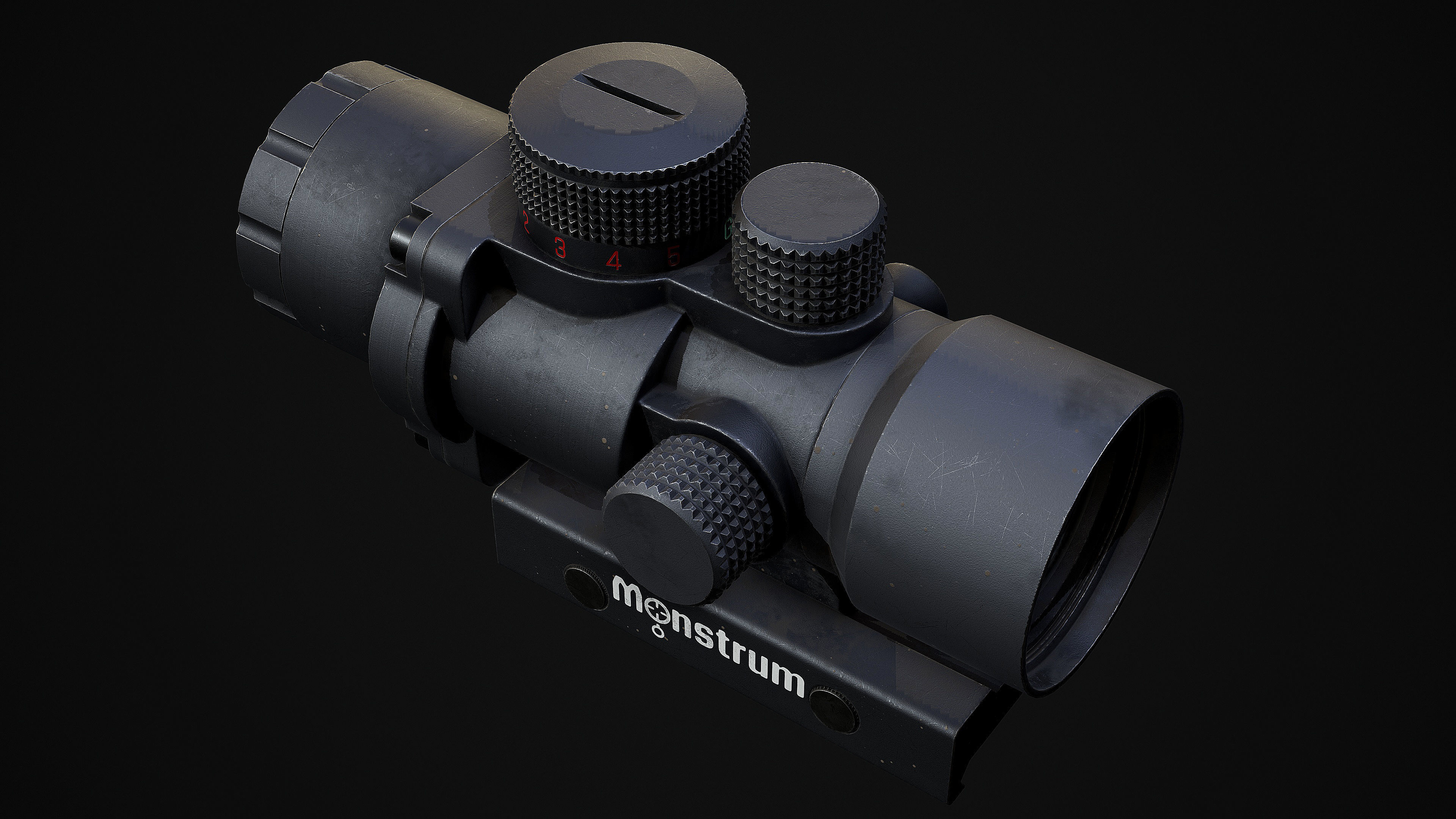 3D model MONSTRUM 2X SCOPE VR / AR / low-poly | CGTrader