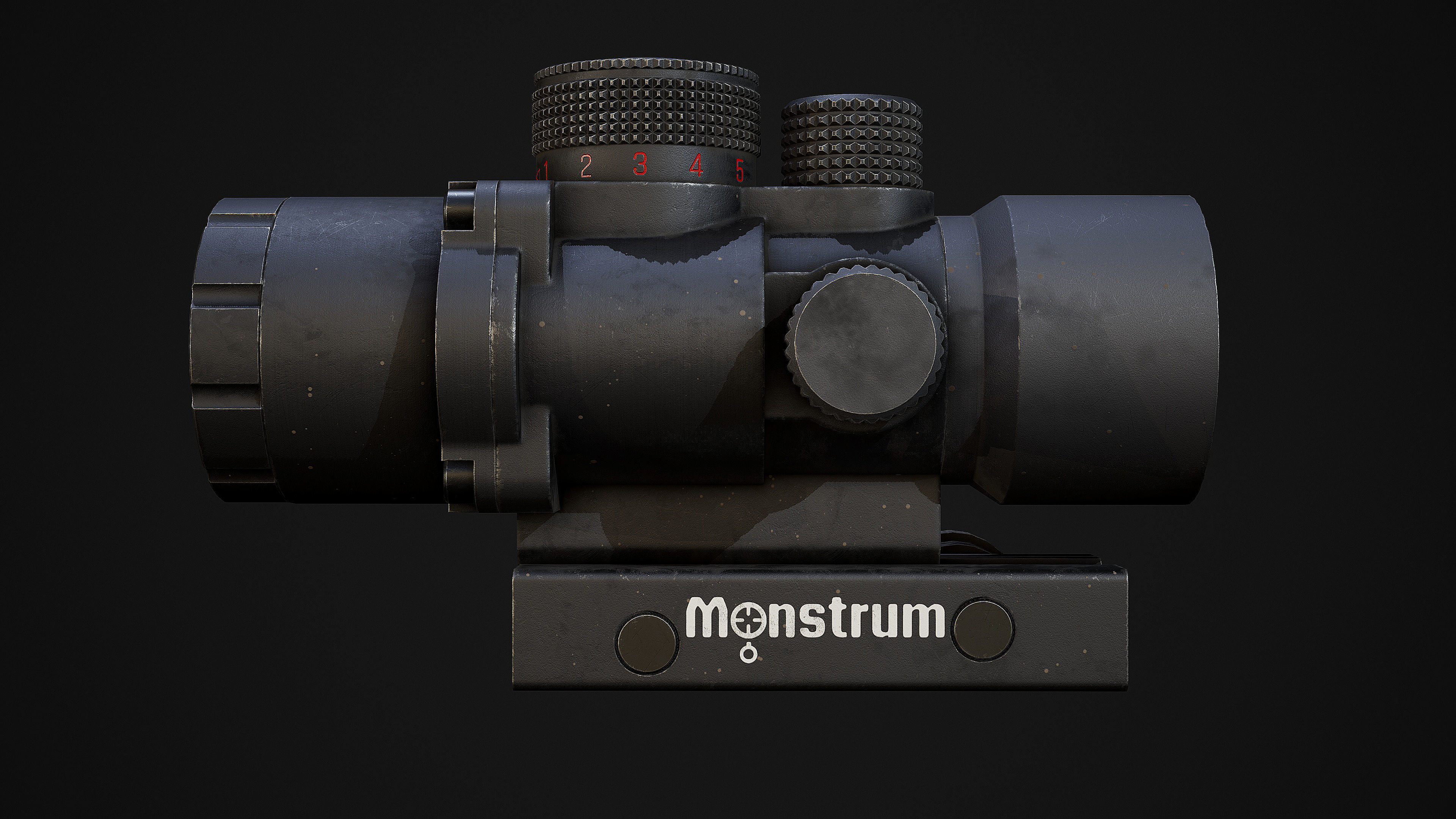 3D model MONSTRUM 2X SCOPE VR / AR / low-poly | CGTrader