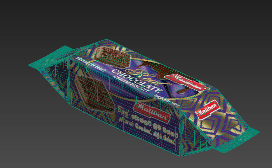 3D model Biscuit Packet 3D model VR / AR / low-poly | CGTrader