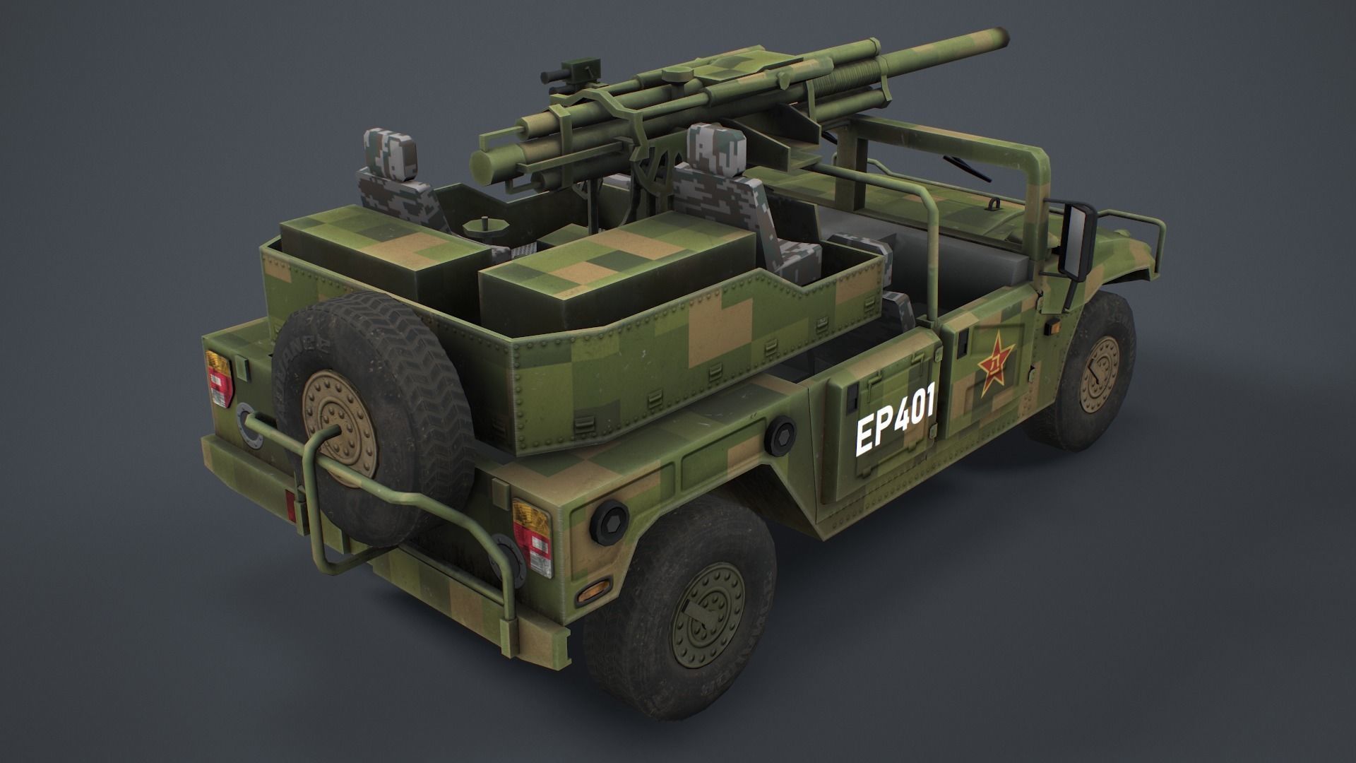 3D model PCP-001 Mortar 82mm VR / AR / low-poly | CGTrader