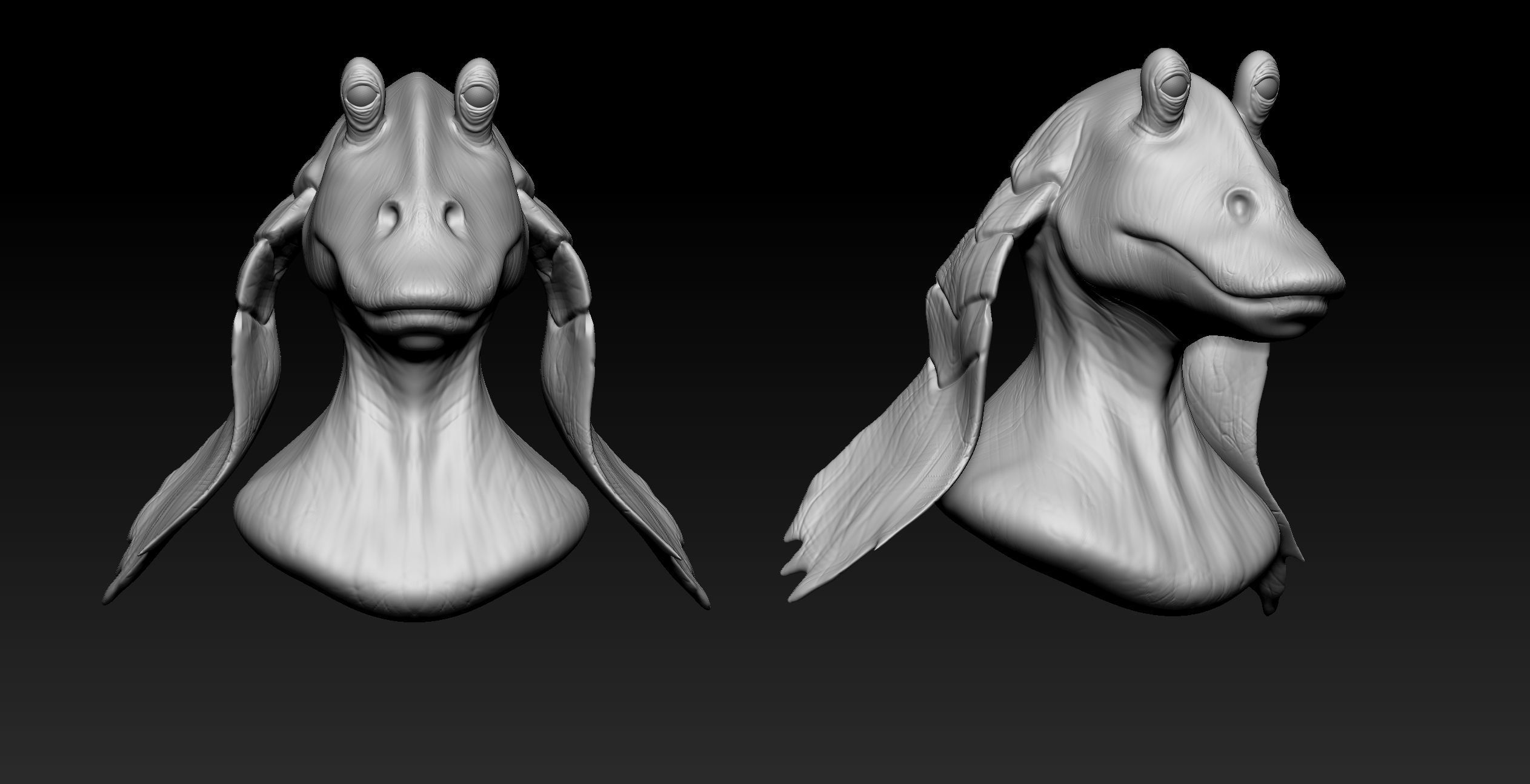 Jar Jar Binks 3D model | CGTrader