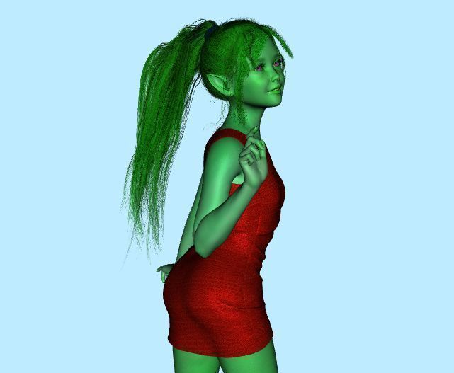 Eliza Elf little girl elf 3D model | CGTrader
