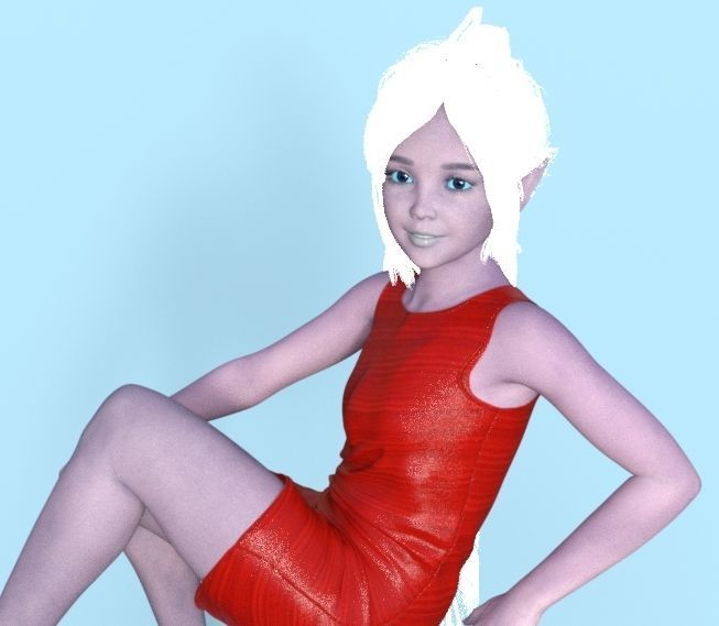 Eliza Elf little girl elf 3D model | CGTrader