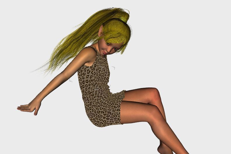 Eliza Elf little girl elf 3D model | CGTrader