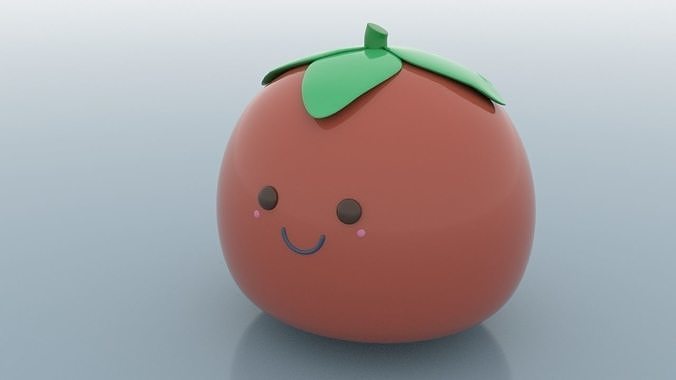 3D model Cute Tomato VR / AR / low-poly | CGTrader