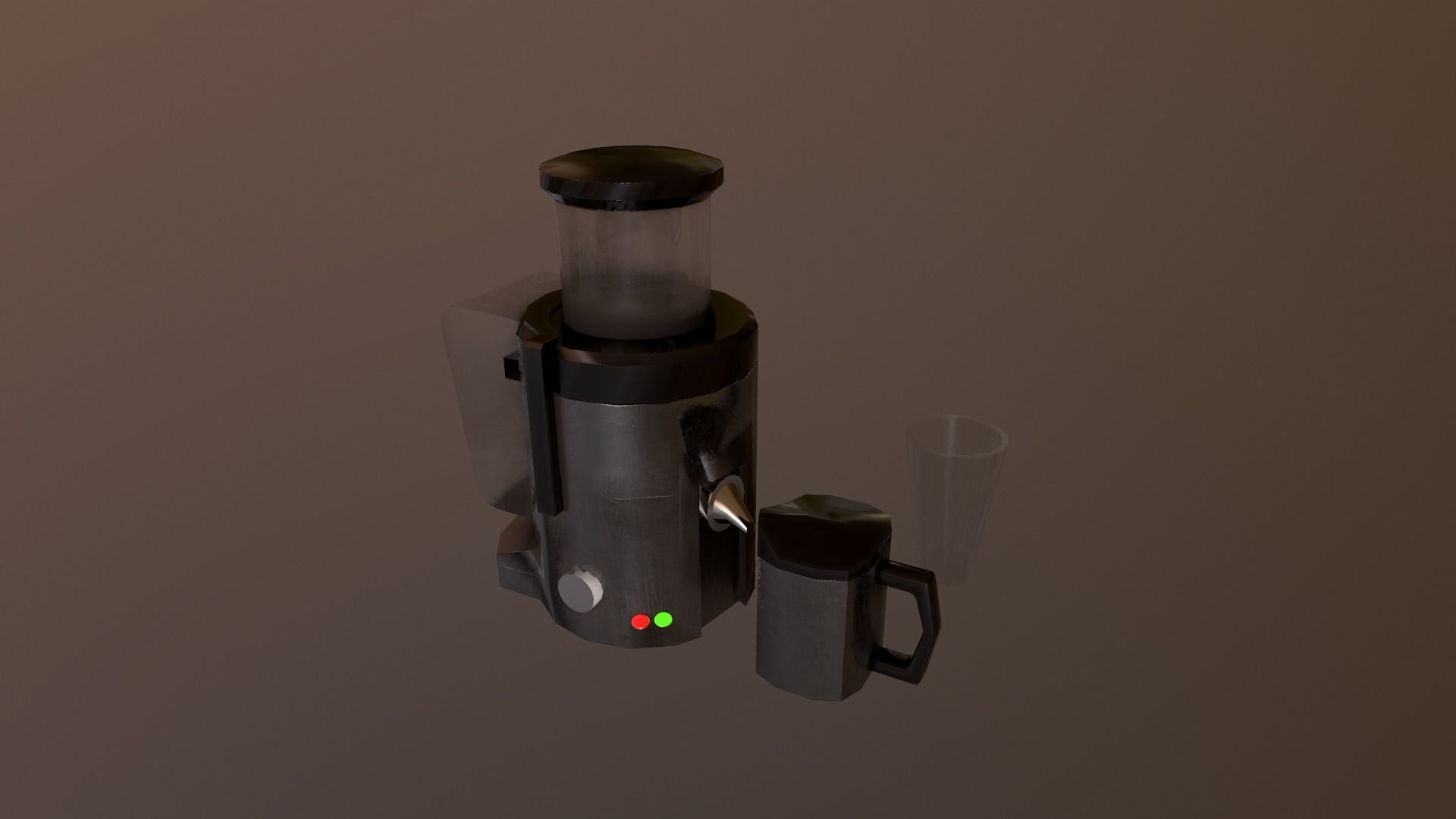 Low Poly Smoothie Blender free VR / AR / low-poly 3D model | CGTrader