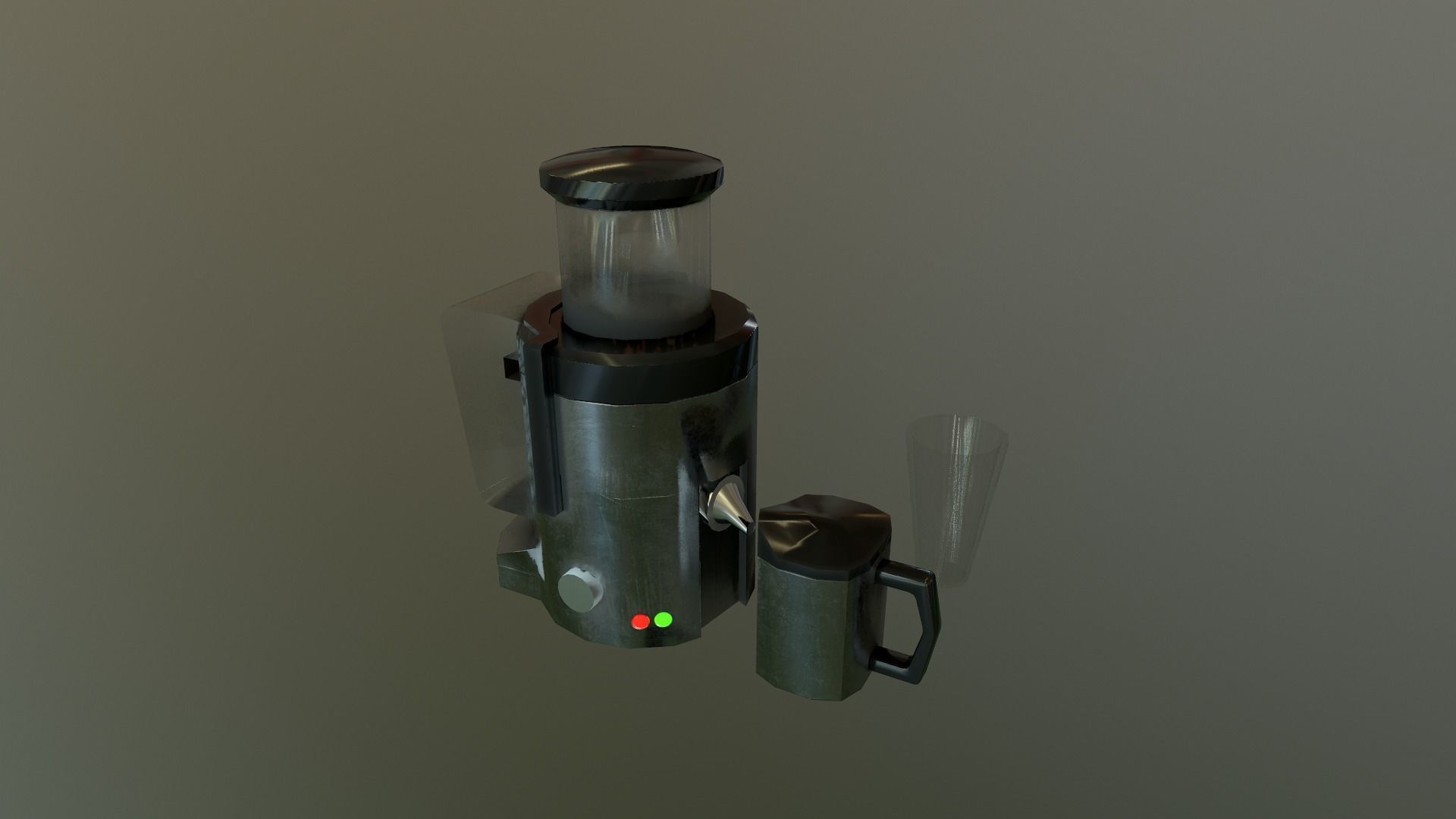 Low Poly Smoothie Blender free VR / AR / low-poly 3D model | CGTrader