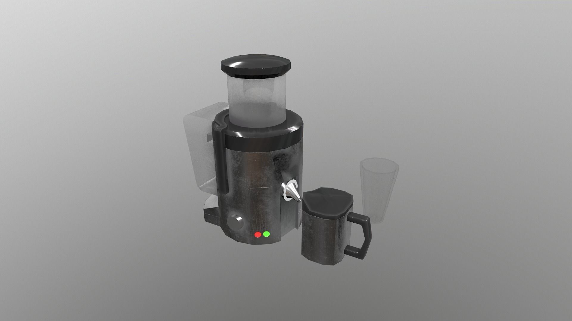 Low Poly Smoothie Blender free VR / AR / low-poly 3D model | CGTrader