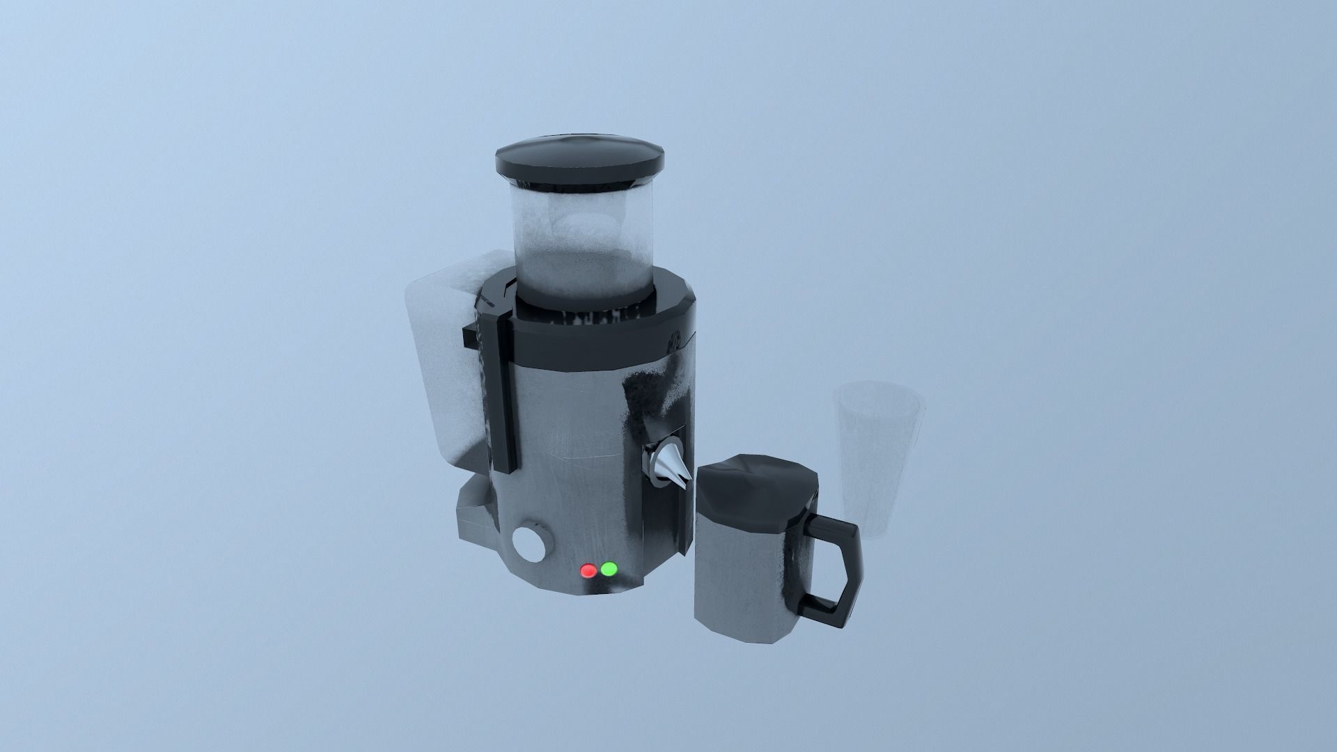 Low Poly Smoothie Blender free VR / AR / low-poly 3D model | CGTrader