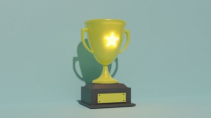 Trophee Trophy 3D model illustration for free free 3D model | CGTrader