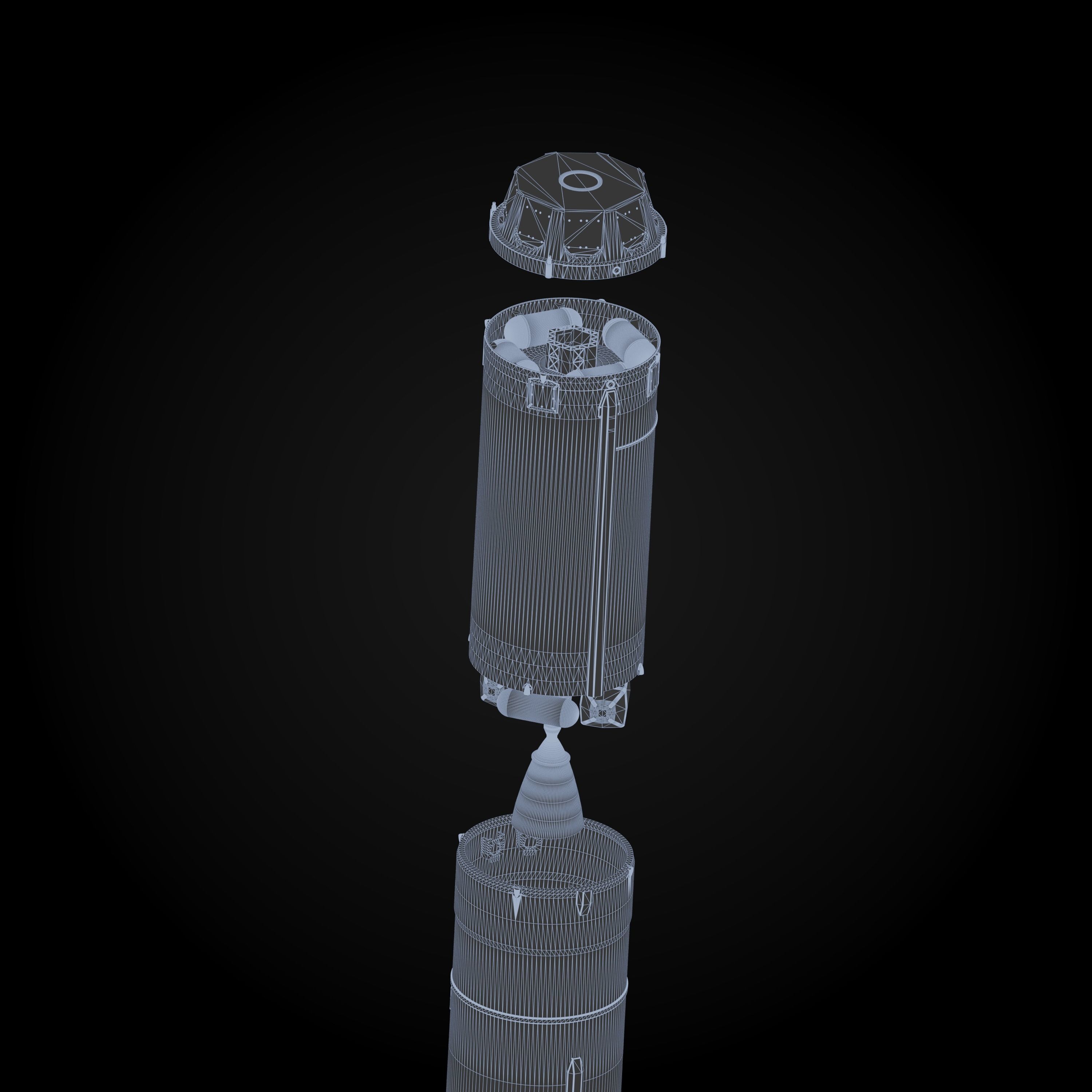 Rocket Lab Electron 3D model | CGTrader