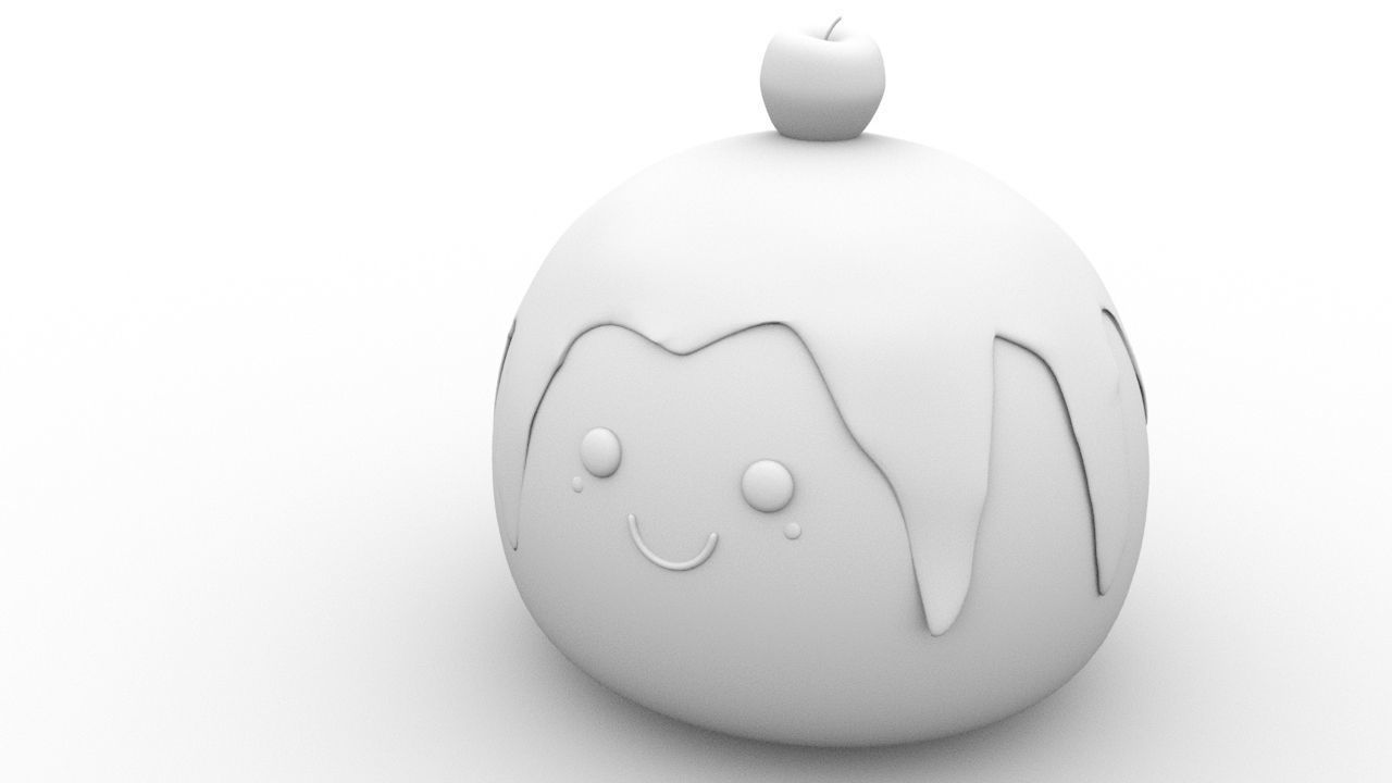 3D model Cutie choco pie VR / AR / low-poly | CGTrader