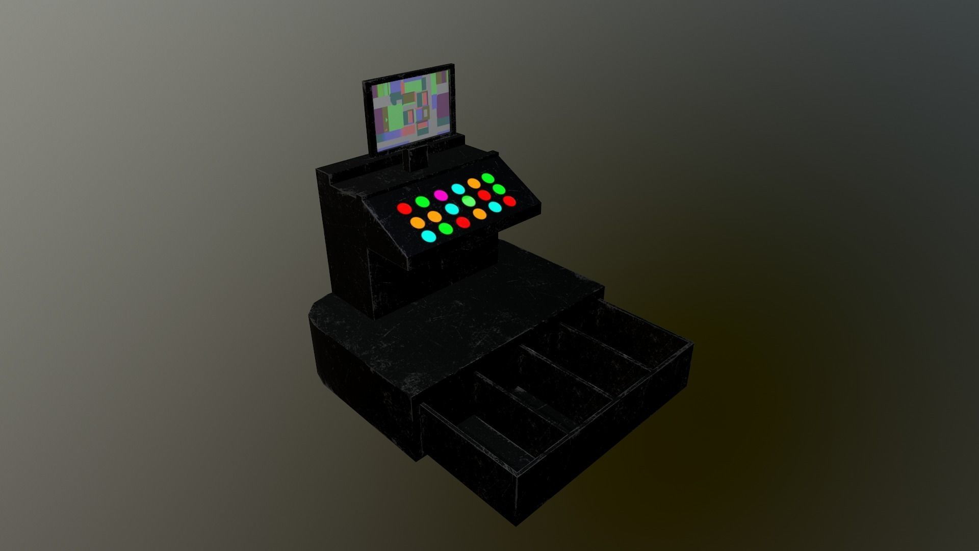 Low Poly Cash Register free VR / AR / low-poly 3D model | CGTrader