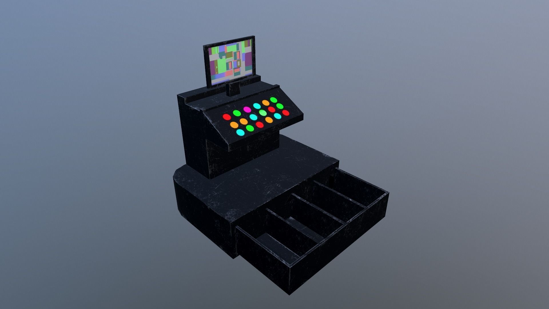 Low Poly Cash Register free VR / AR / low-poly 3D model | CGTrader