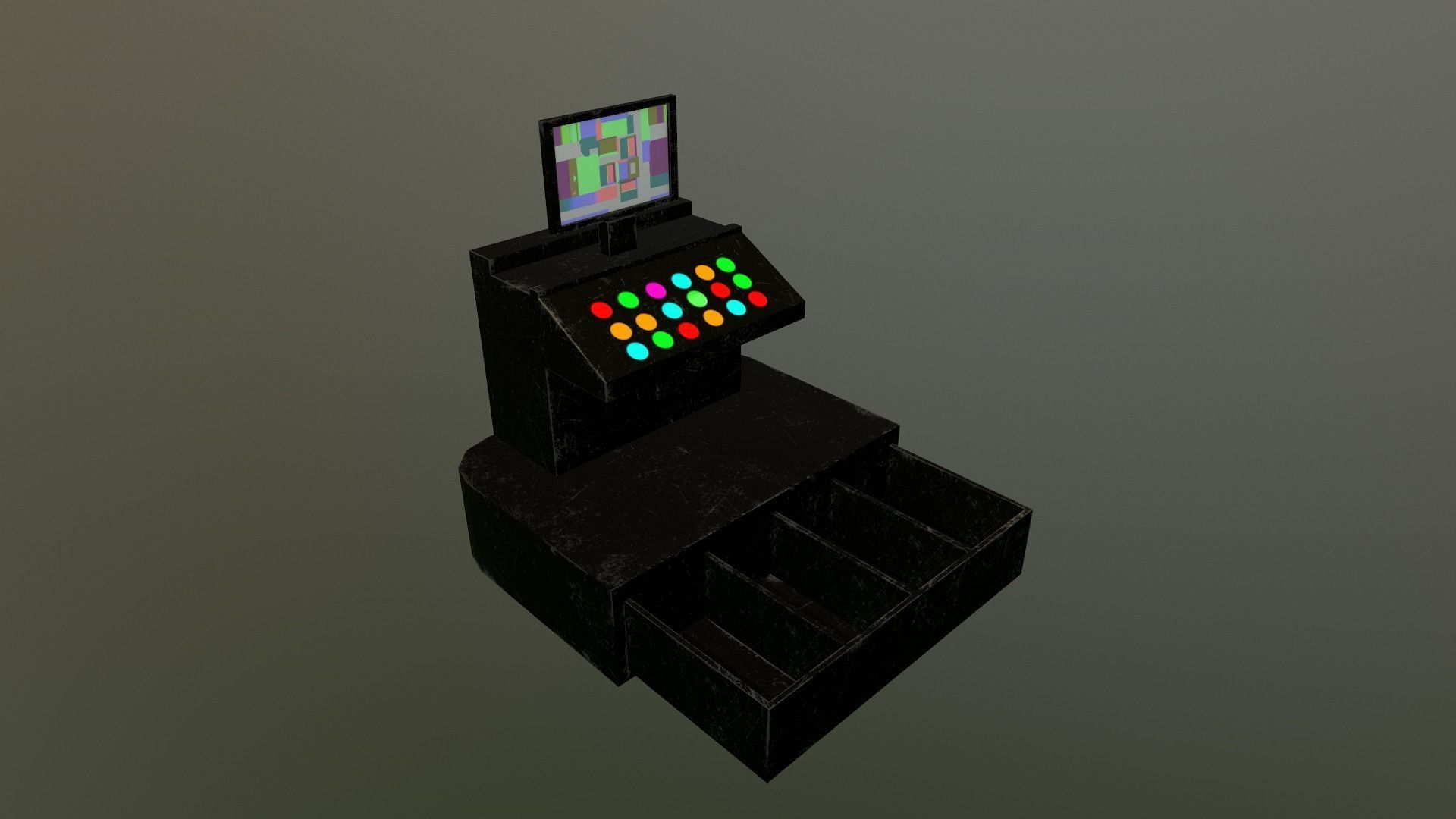 Low Poly Cash Register free VR / AR / low-poly 3D model | CGTrader