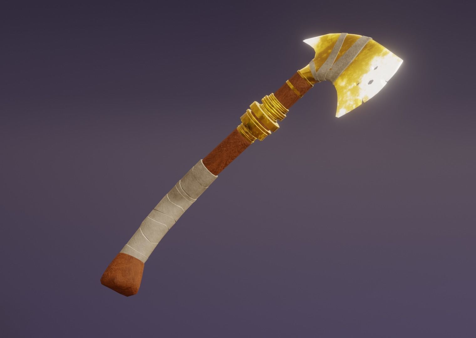 3D model Light Axe - Holy Axe - Model 01 VR / AR / low-poly | CGTrader