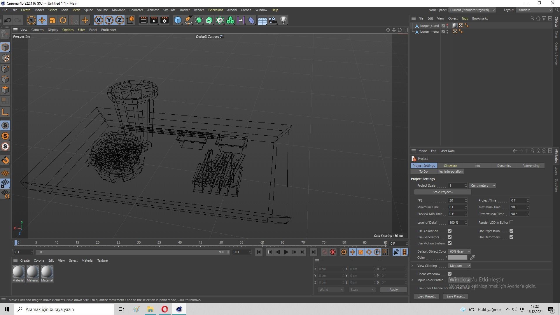 Low Poly Burger Menu free VR / AR / low-poly 3D model | CGTrader