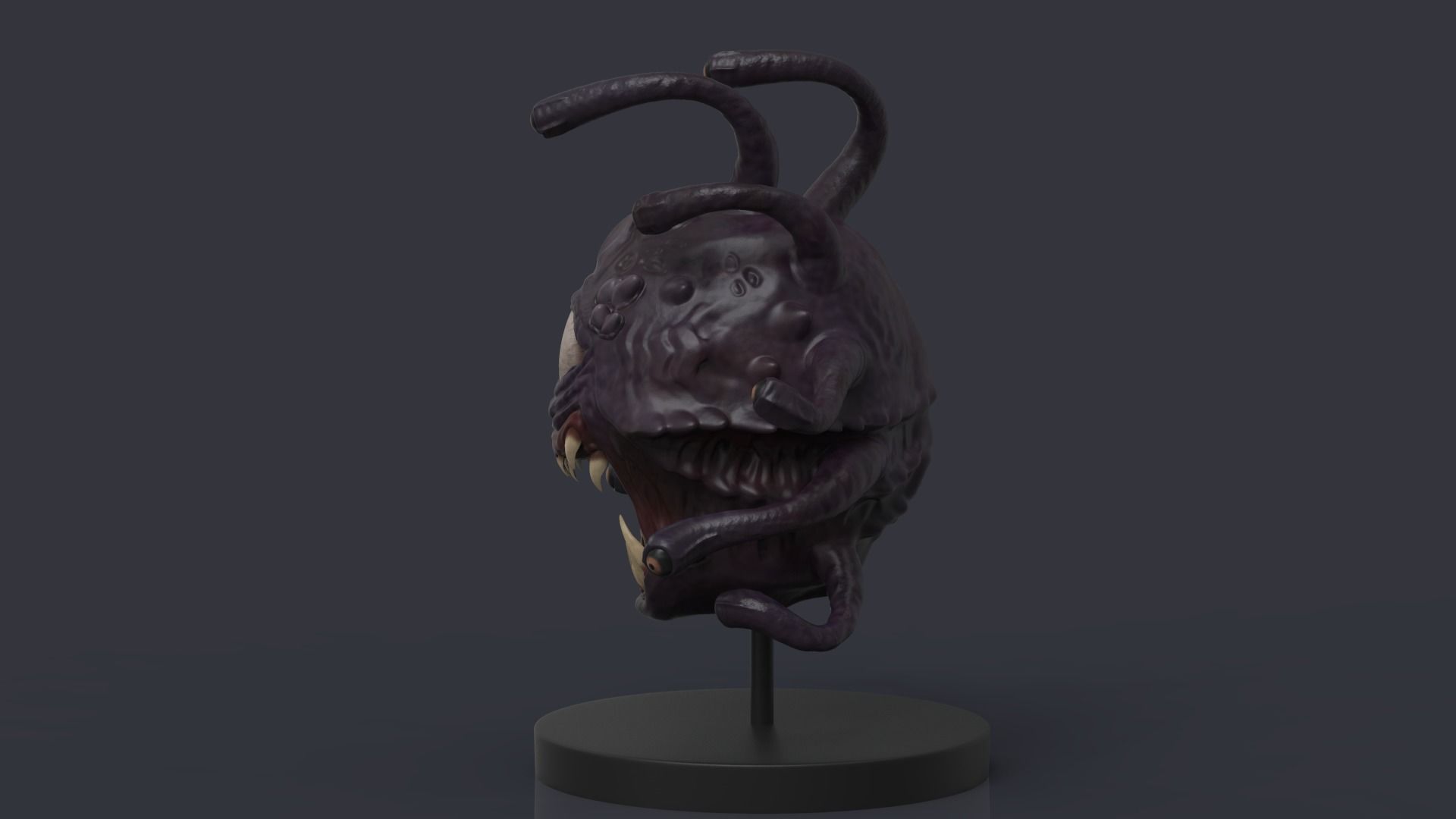 Beholder monster mask 3D model 3D printable | CGTrader