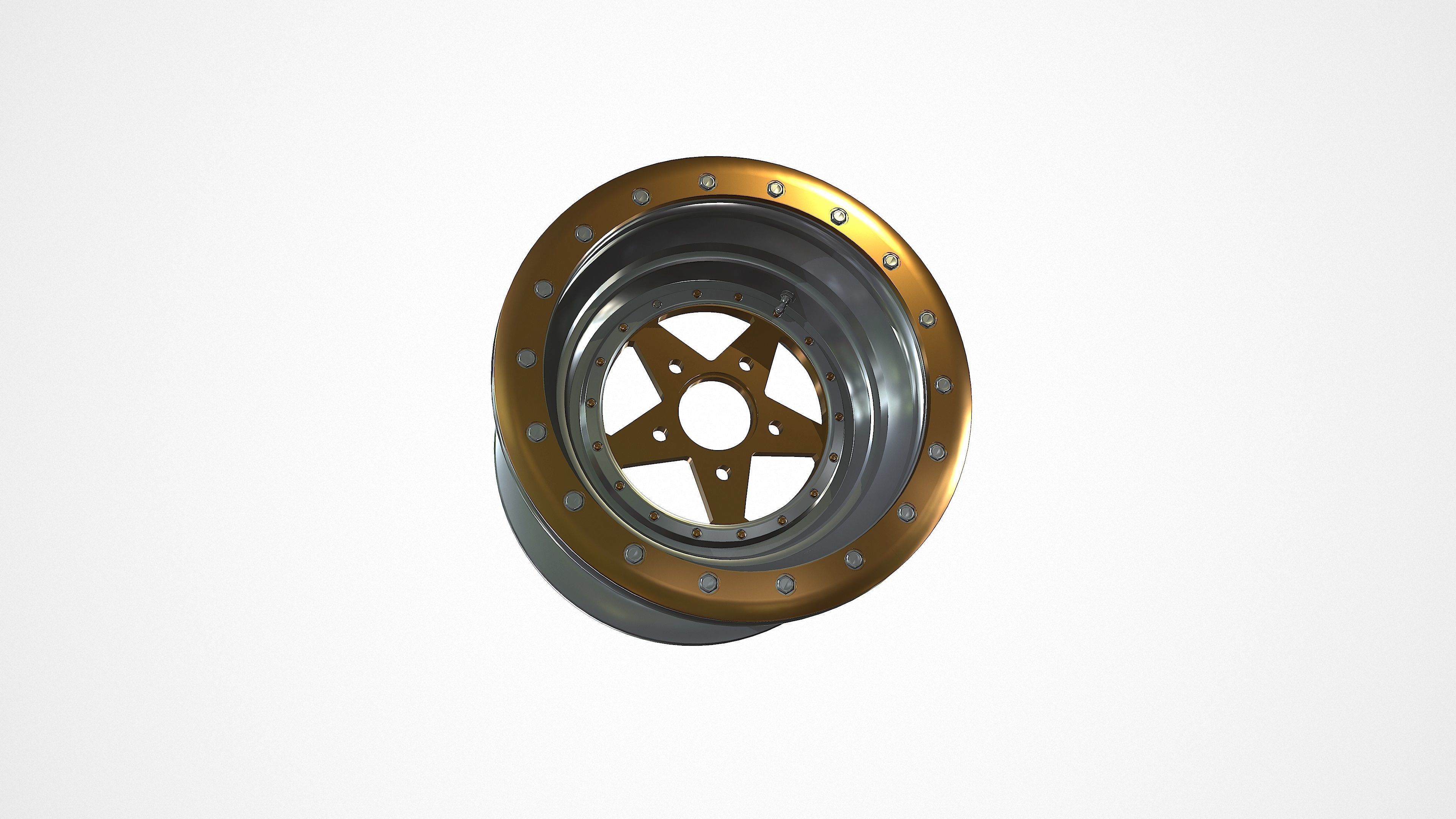 Drag Wheel rear 3D model | CGTrader
