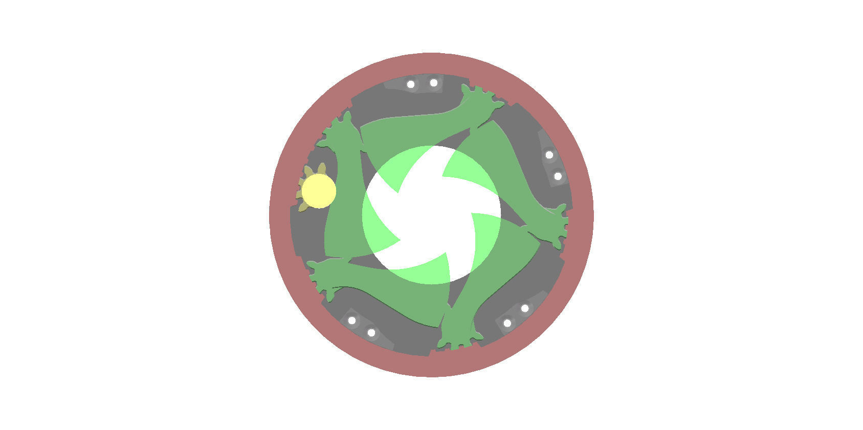 3DP5BLROD30A 3D printable Mechanical Iris shutter diaphragm diy 3D ...