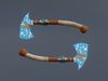 3D model Water axe - Elemental axe - model 01 VR / AR / low-poly | CGTrader