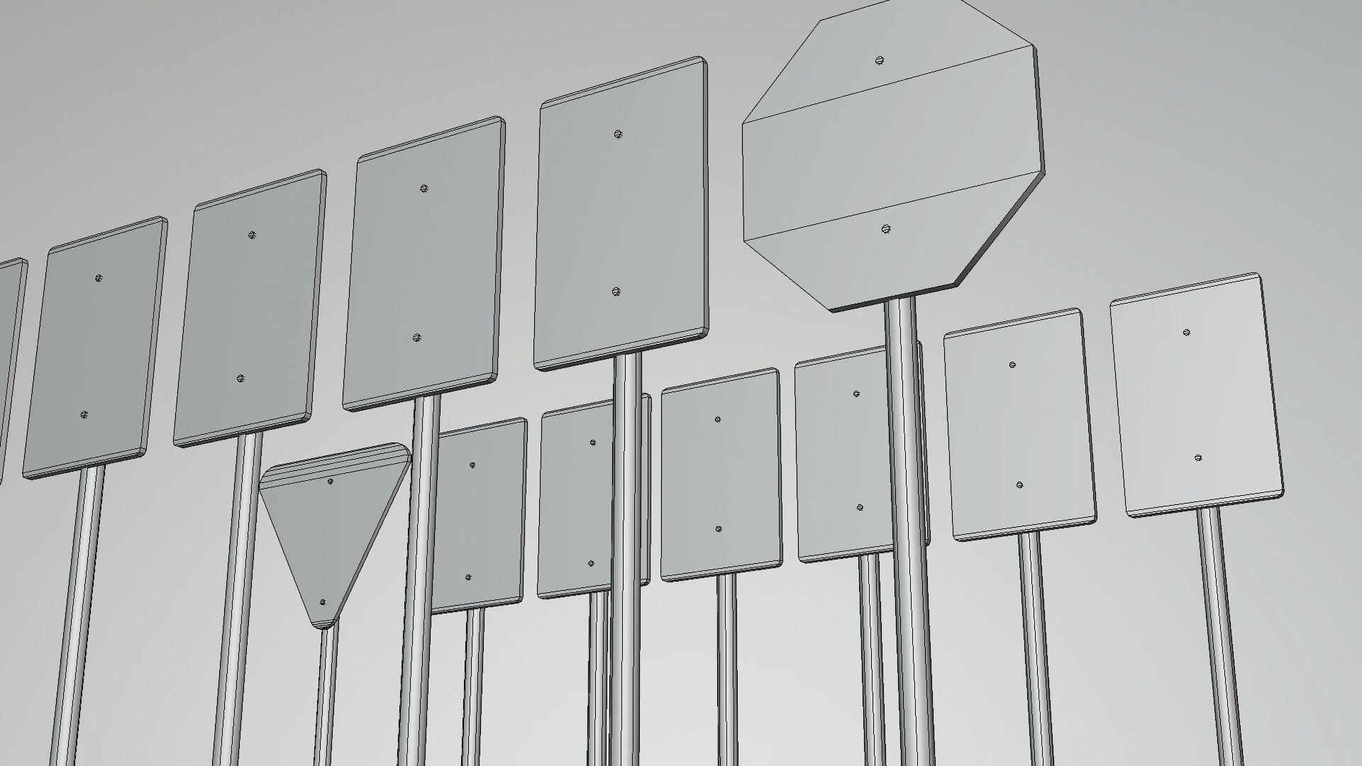 3D model Street Sign Traffic - Traffic signs - transito VR / AR / low ...