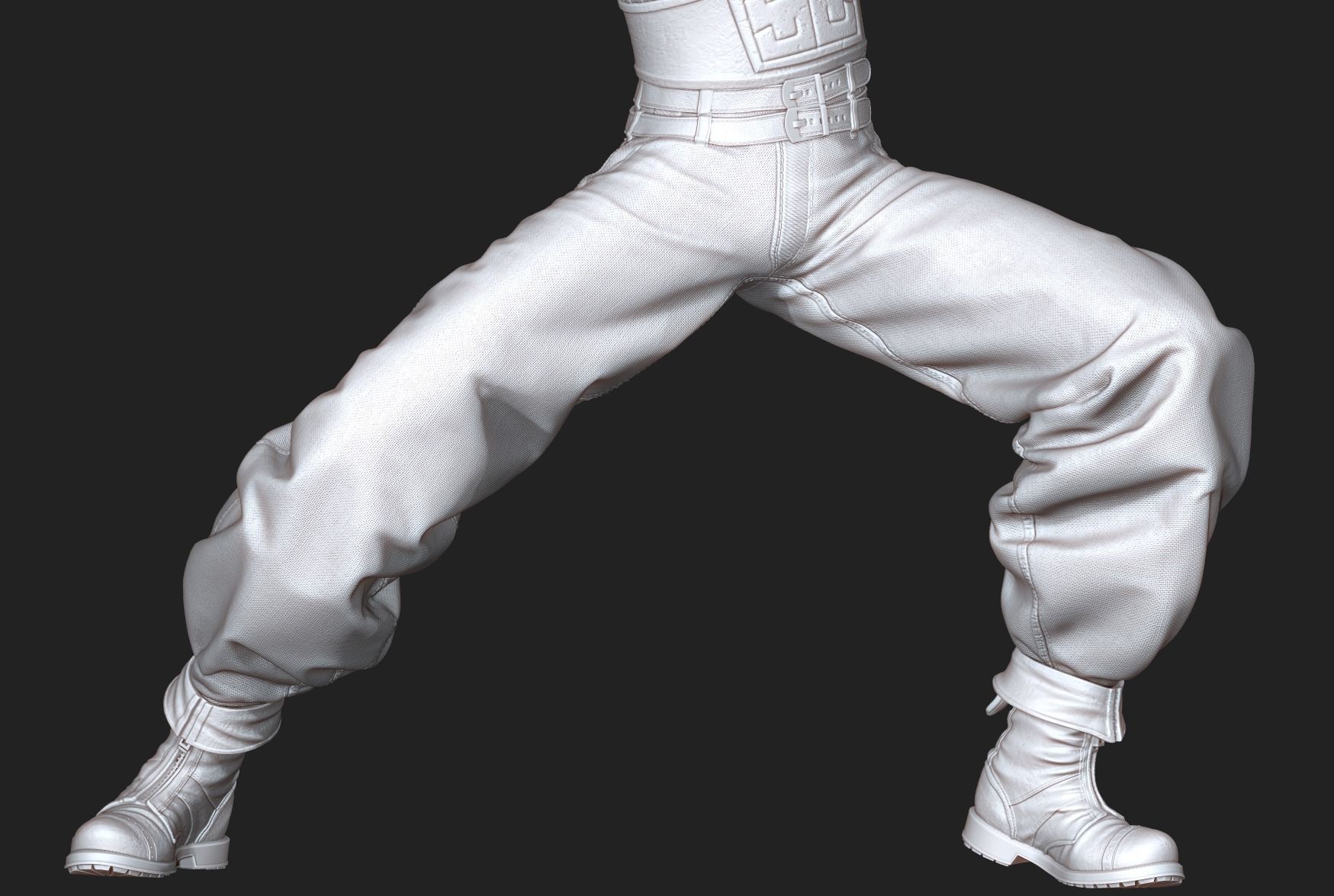 Cloud Strife Final Fantasy VII REMAKE HIDEF KEYED 3D PRINT MODEL 3D ...