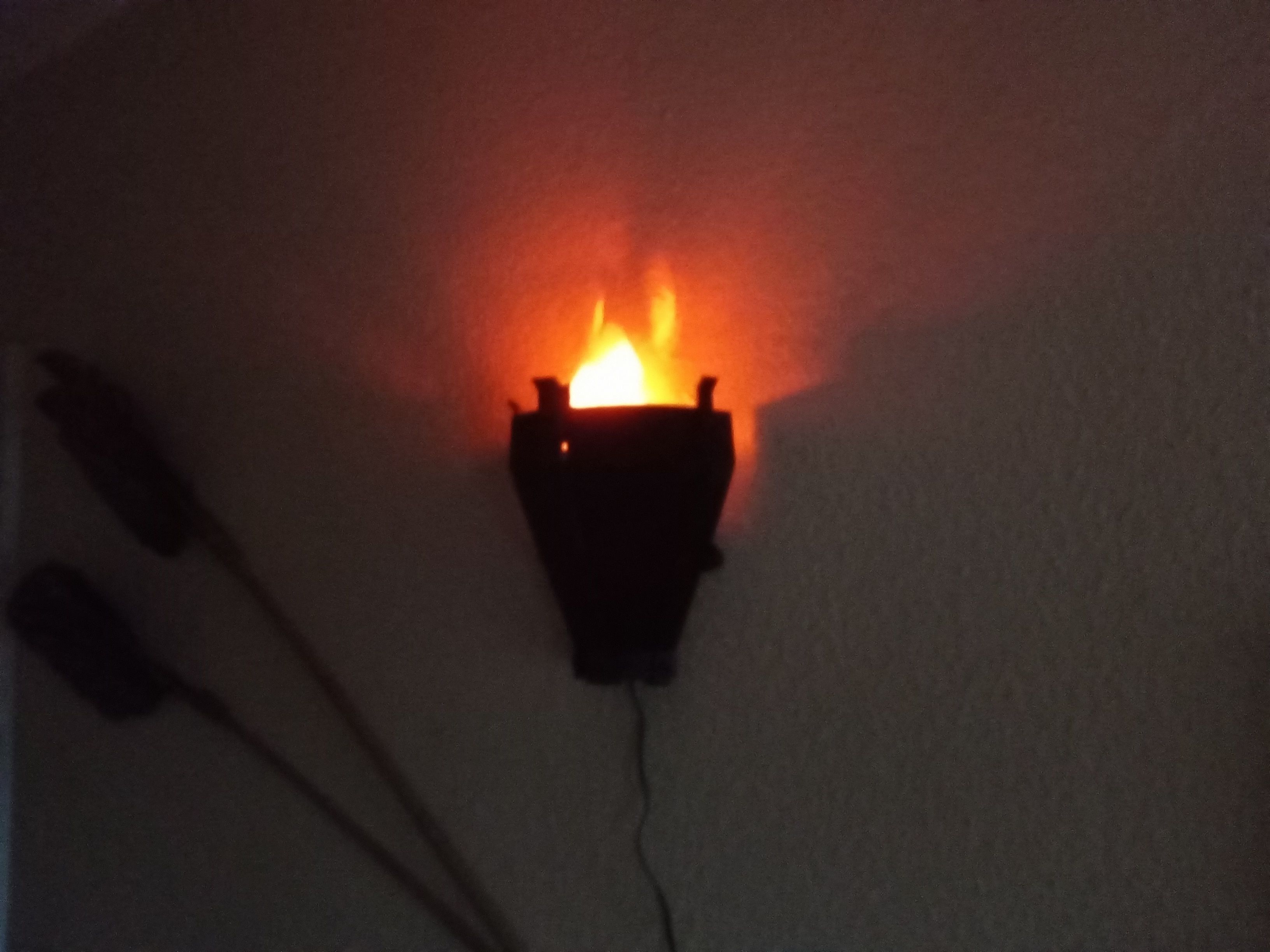 Real looking fire torch lamp collection printed | CGTrader