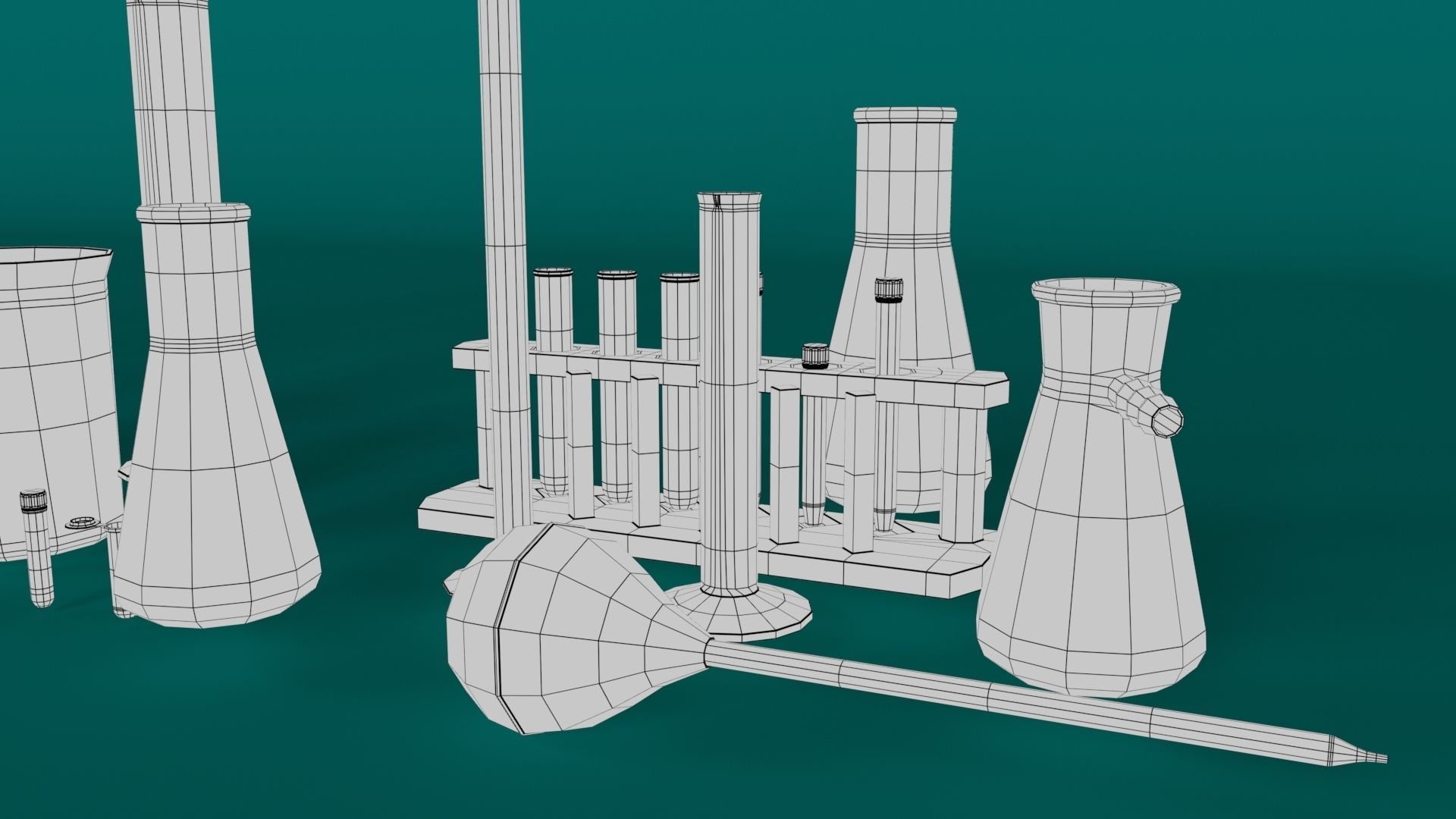 3D model Lab Equipment VR / AR / low-poly | CGTrader