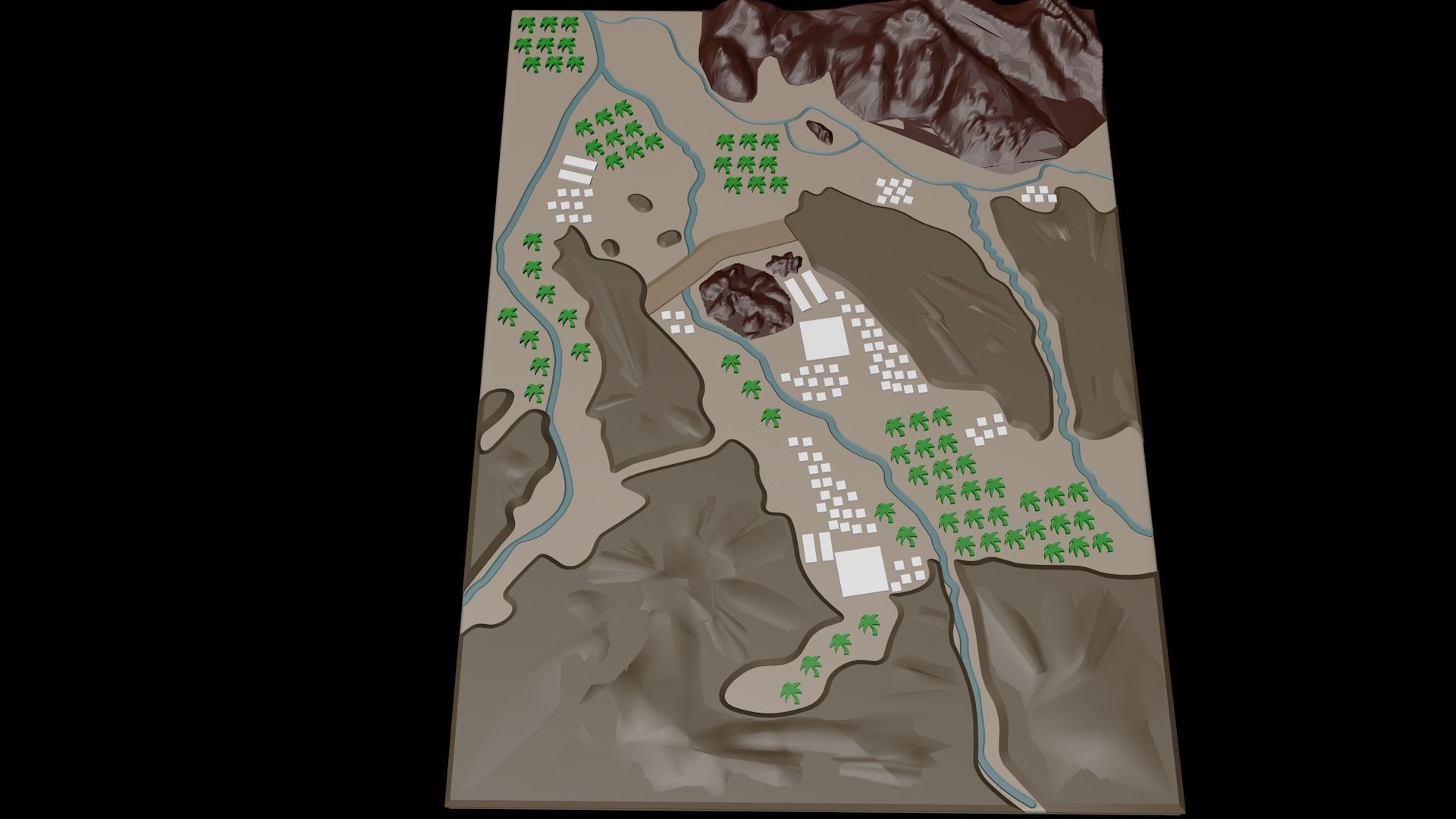 Medina Yathrib In The Old Days 3D model 3D printable | CGTrader